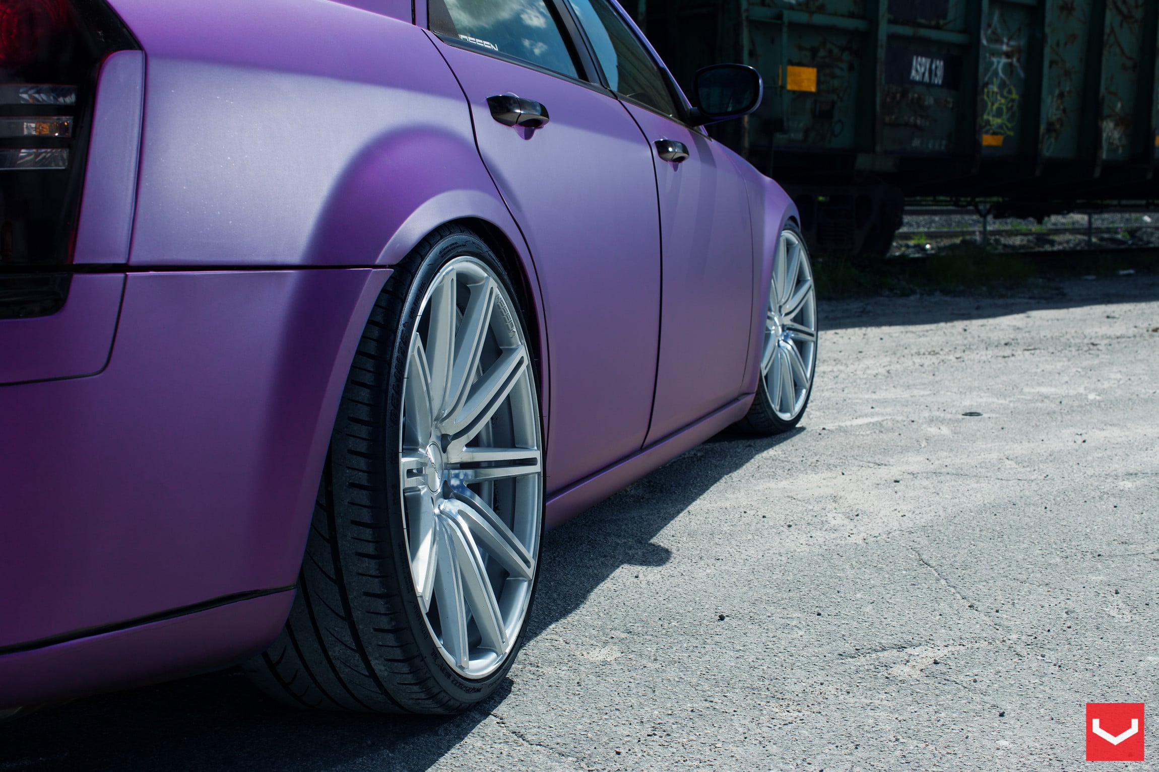 Matte Plum Crazy Purple Chrysler 300 Customized to Impress | CARiD.com ...