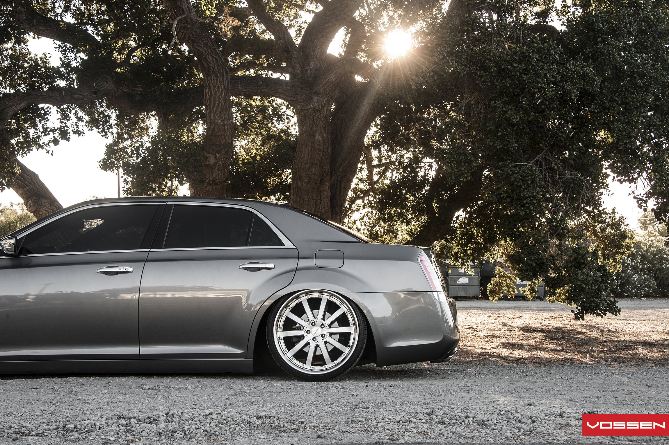 Provocative Custom Gray Chrysler 300 Goes Low | CARiD.com Gallery