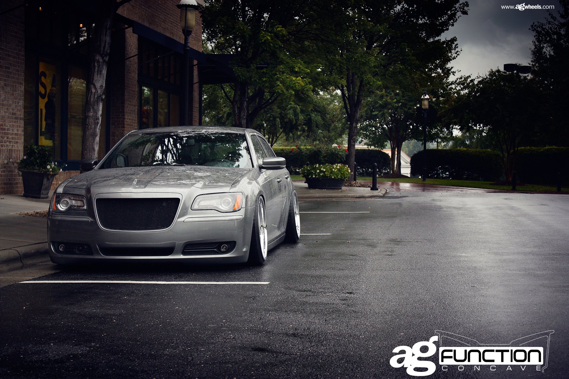 Gray Stanced Chrysler 300 Looking Beasty with Aftermarket Parts | CARiD ...