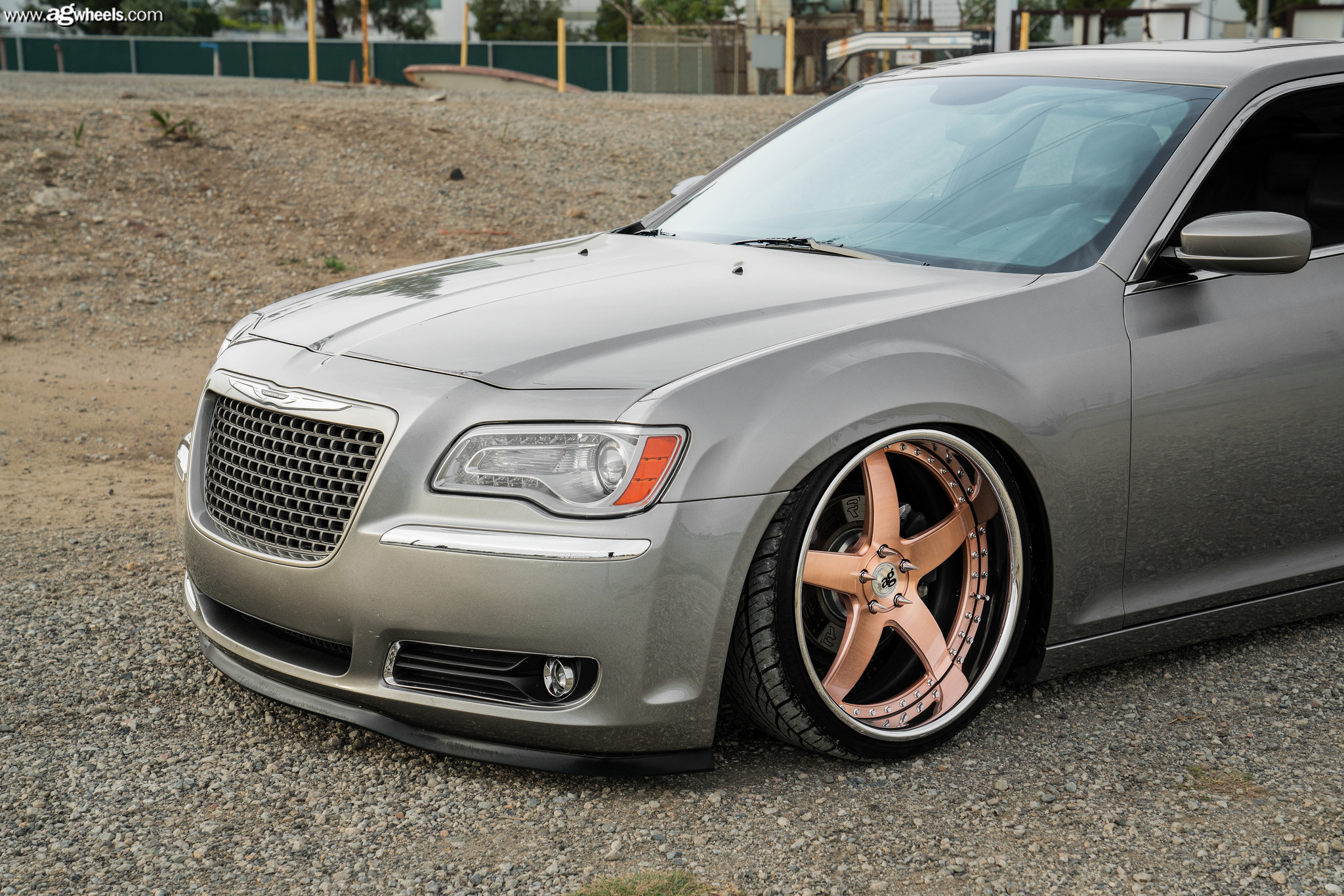 Stanced Out Gray Lowered Chrysler 300 Was Put on Avant Garde Wheels ...