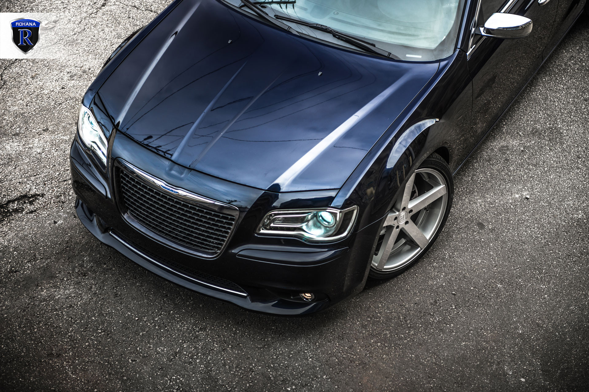 Chrysler 300 With Colorchanging Oracle Headlights and Rohana Wheels ...