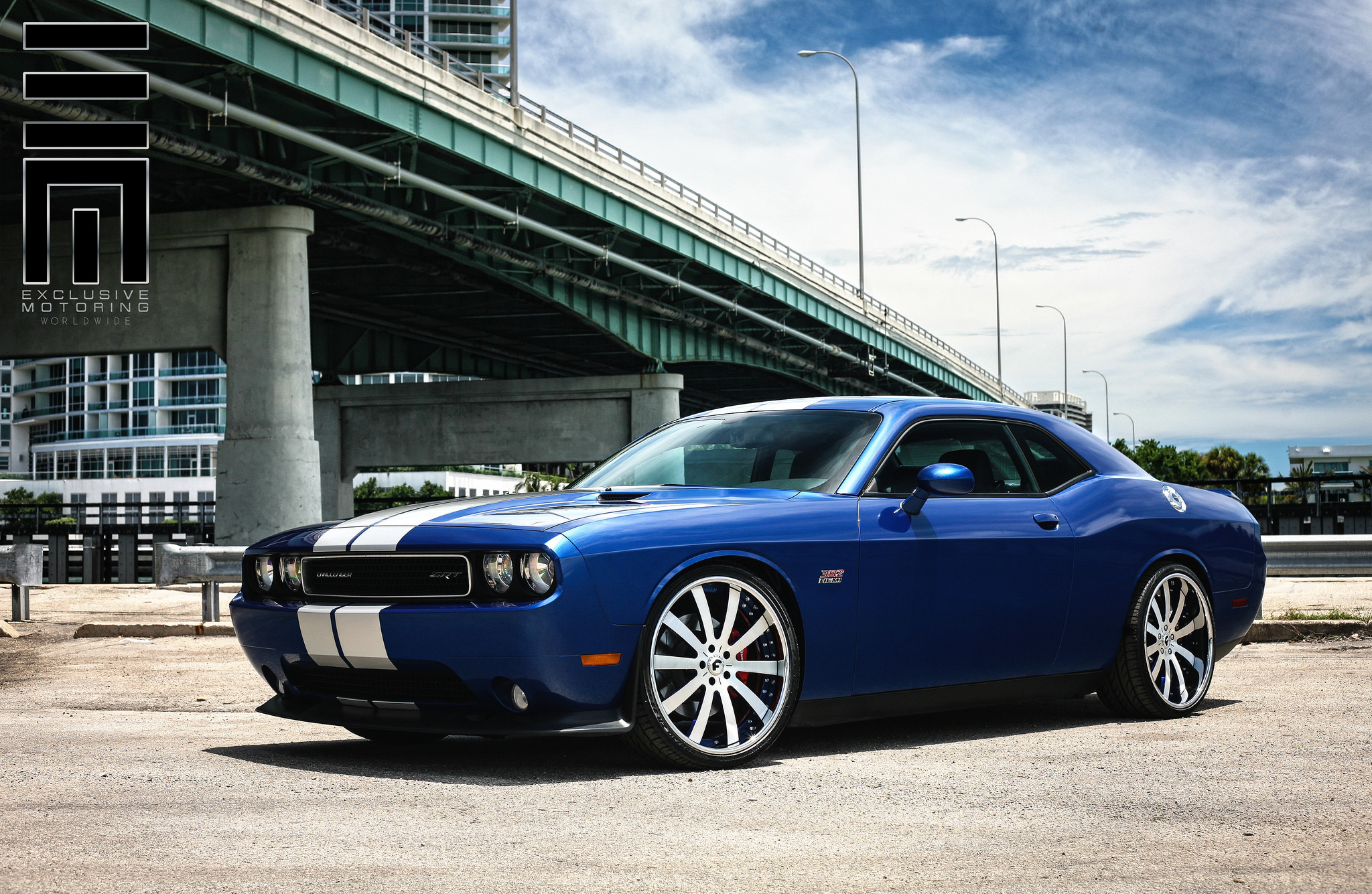 HEMI Powered Challenger on Custom Wheels by Exclusive Motoring | CARiD ...
