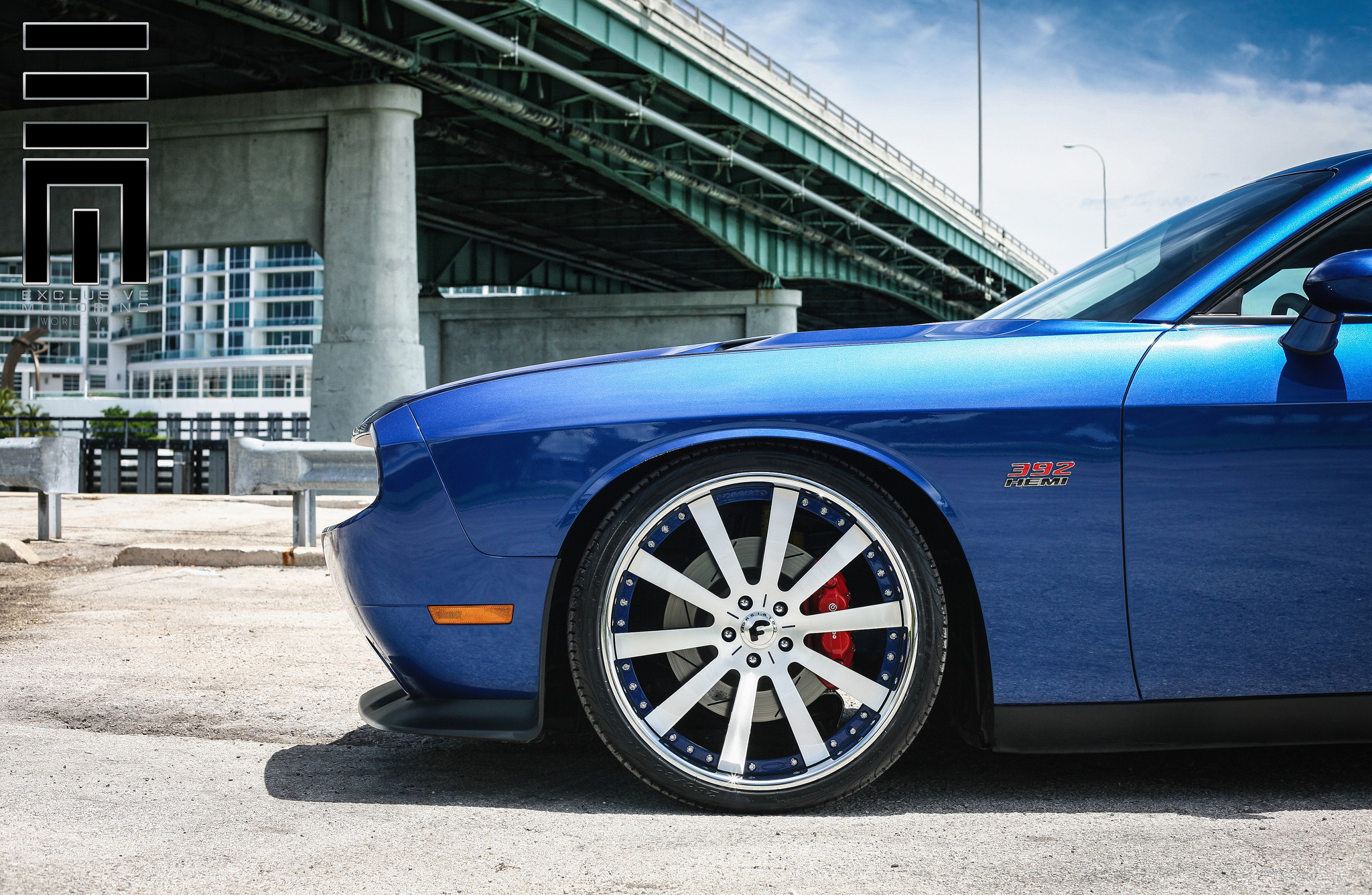 HEMI Powered Challenger on Custom Wheels by Exclusive Motoring | CARiD ...