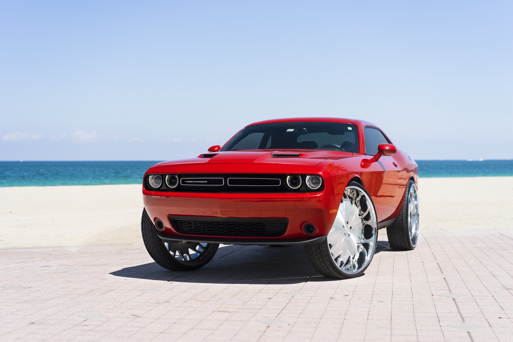 Candy Red Challenger on Shiny Wheels | CARiD.com Gallery