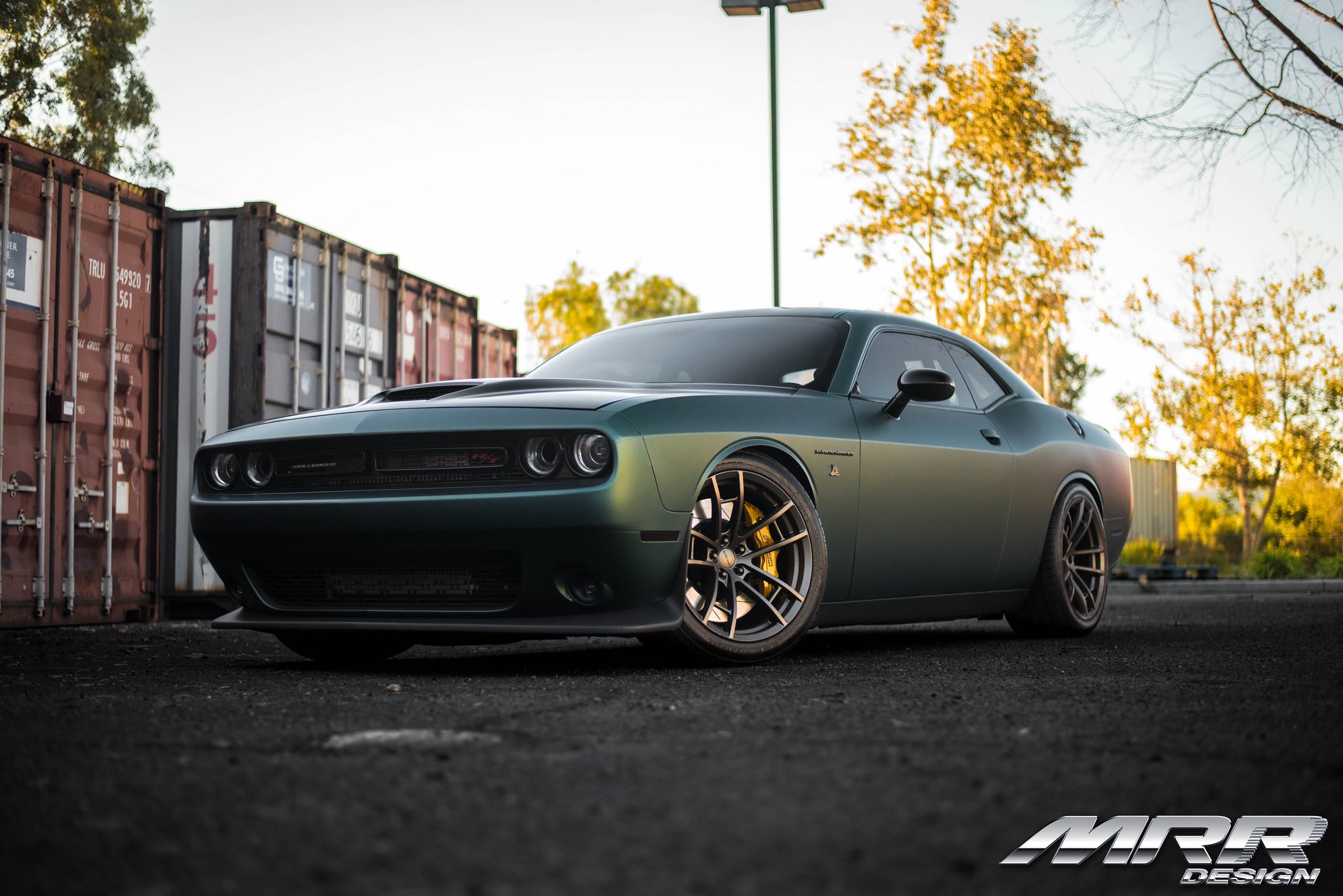 Extraordinary Color Solution: Matte Dodge Challenger on Bronze MRR ...