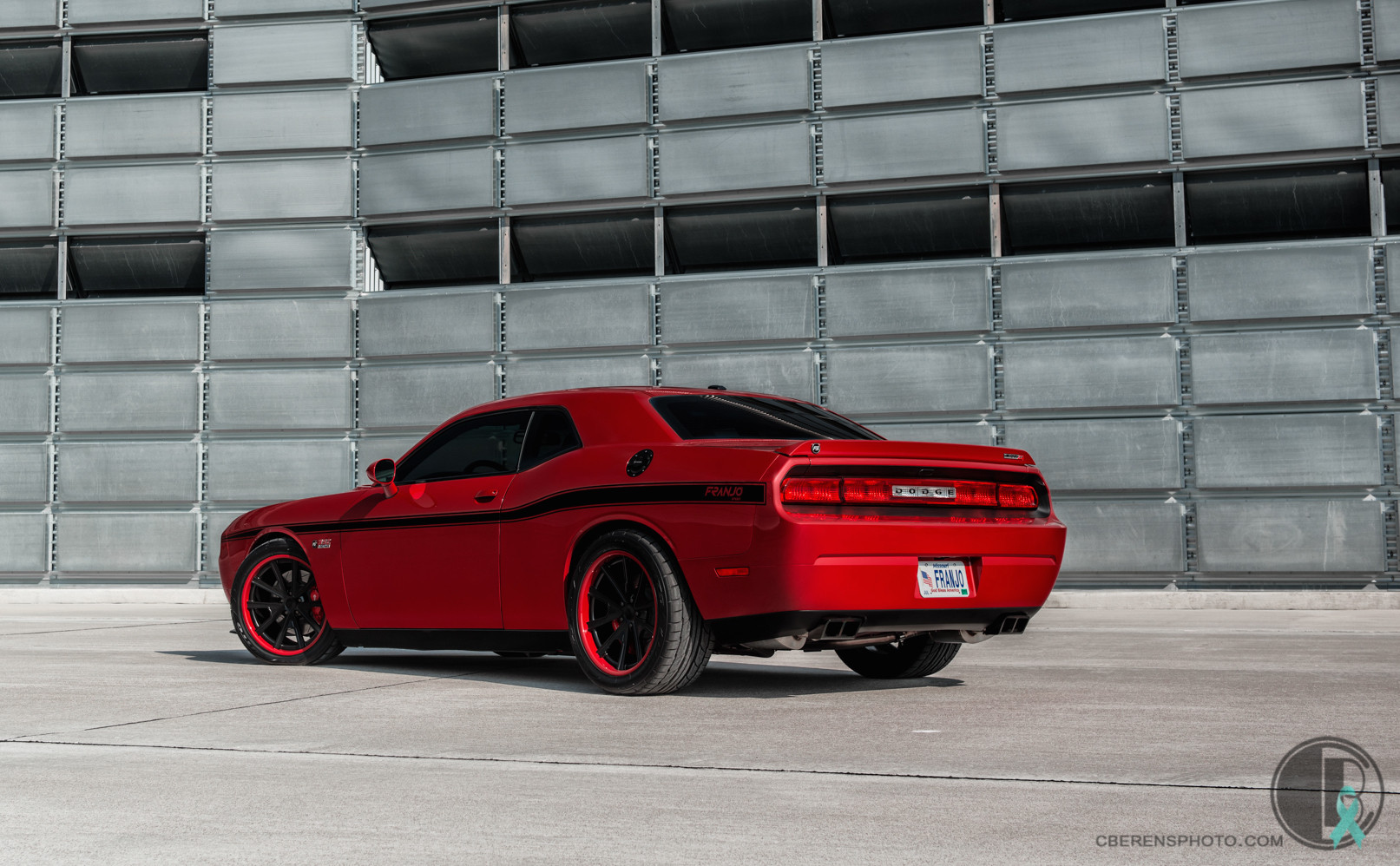 Hard to Ignore: Appled Red Dodge Challenger Hemi | CARiD.com Gallery
