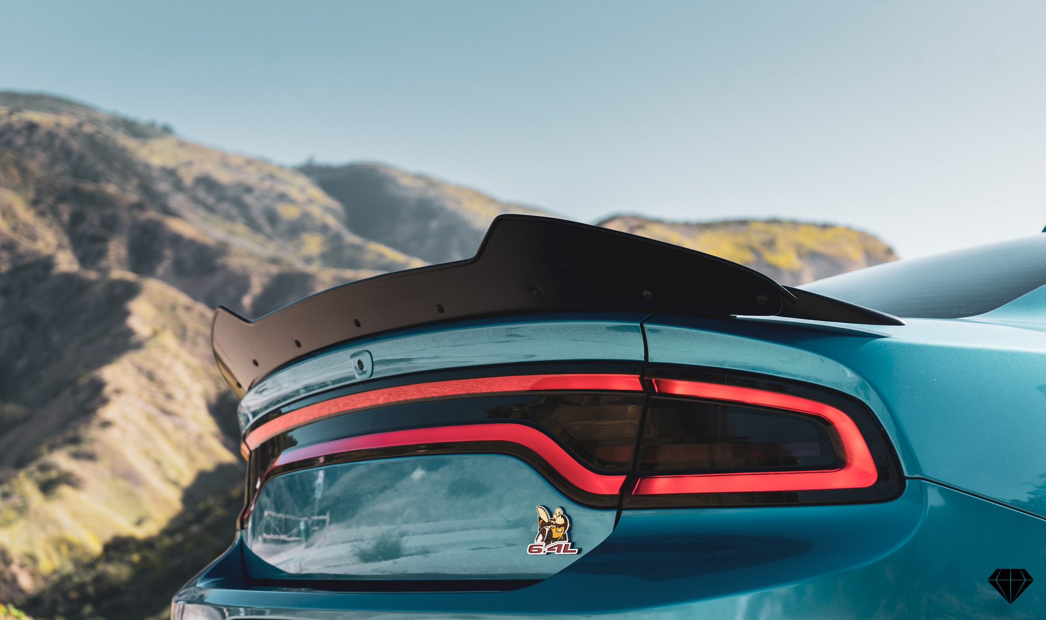 Turquoise Dodge Charger Gets a Distinct Look with Black Accents and ...