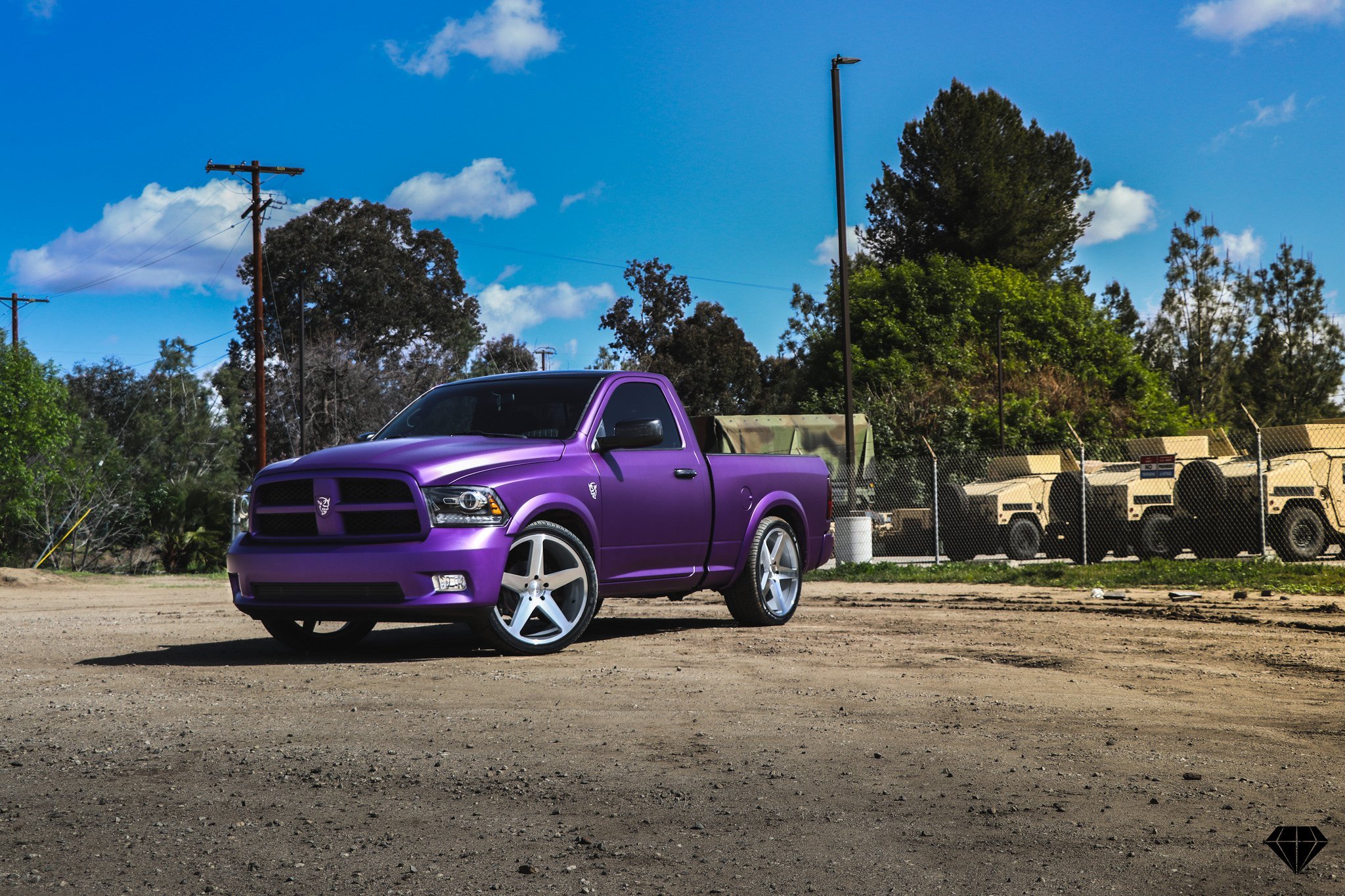 Sensational Matte Purple Paint on Ram Making it Stand Out | CARiD.com ...
