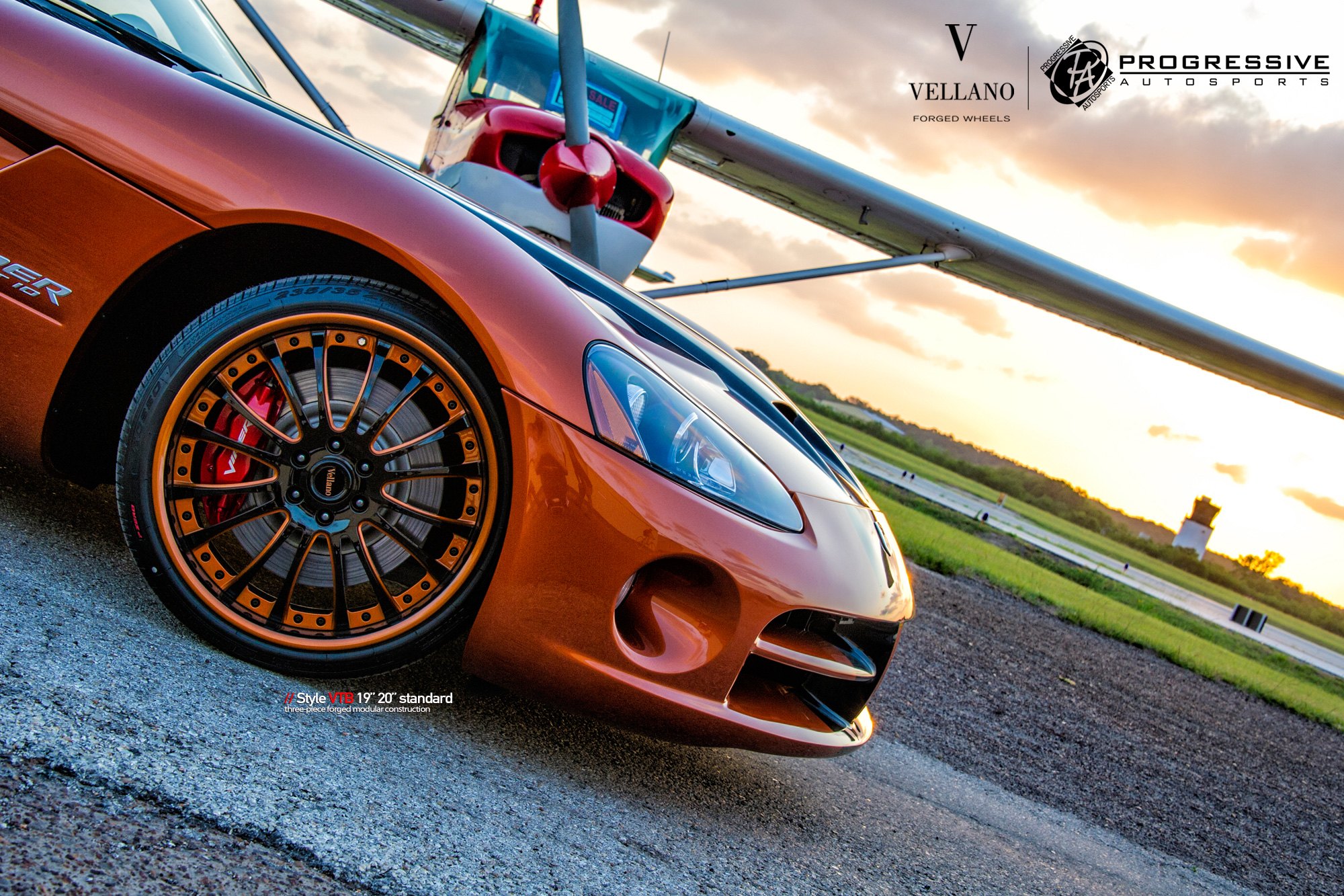 Custom Body Kit Detected on Orange Convertible Dodge Viper | CARiD.com ...