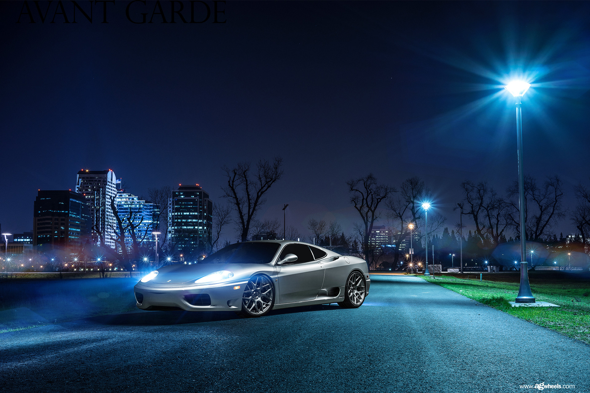 Silver Beauty: Ferrari 360 Wearing Avant Garde Wheels | CARiD.com Gallery