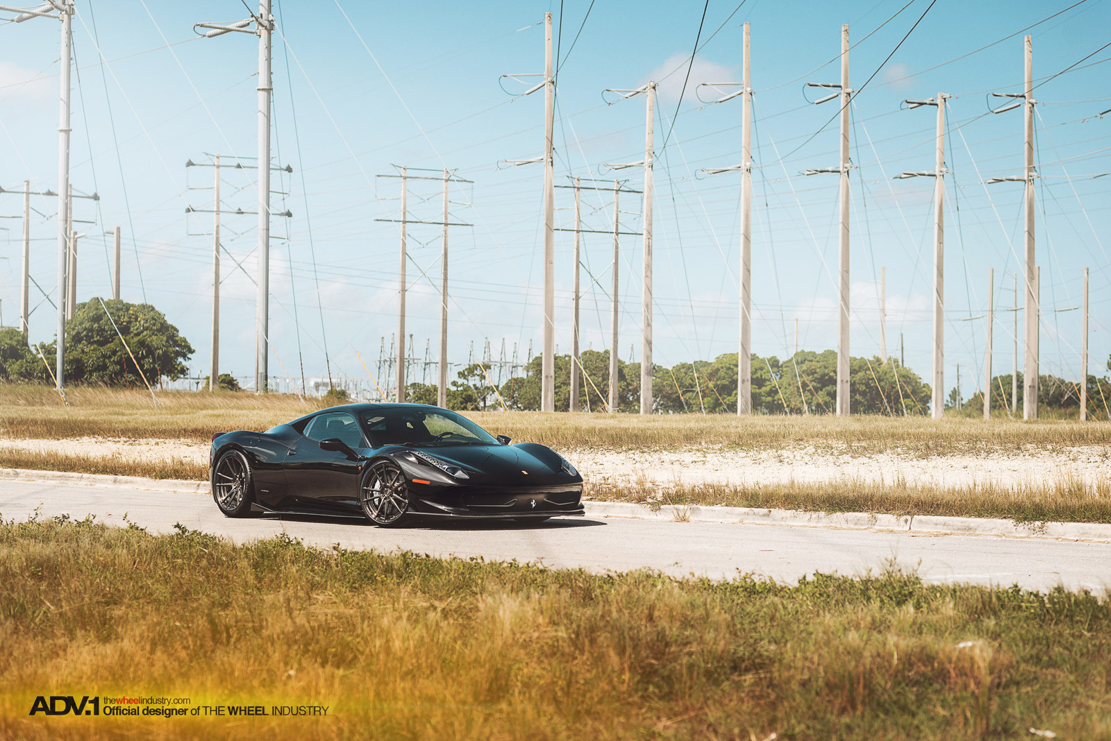 Dominating Look of Black Ferrari 458 On ADV1 Race Wheels | CARiD.com ...