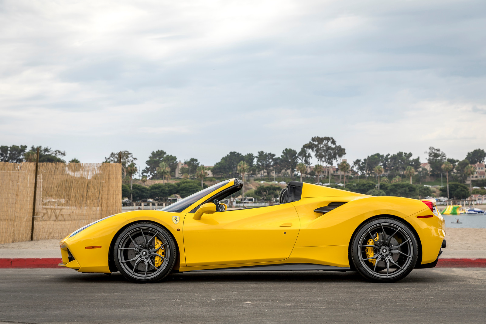 This is What Exotic Looks Like: Yellow Convertible Ferrari 458 on ...