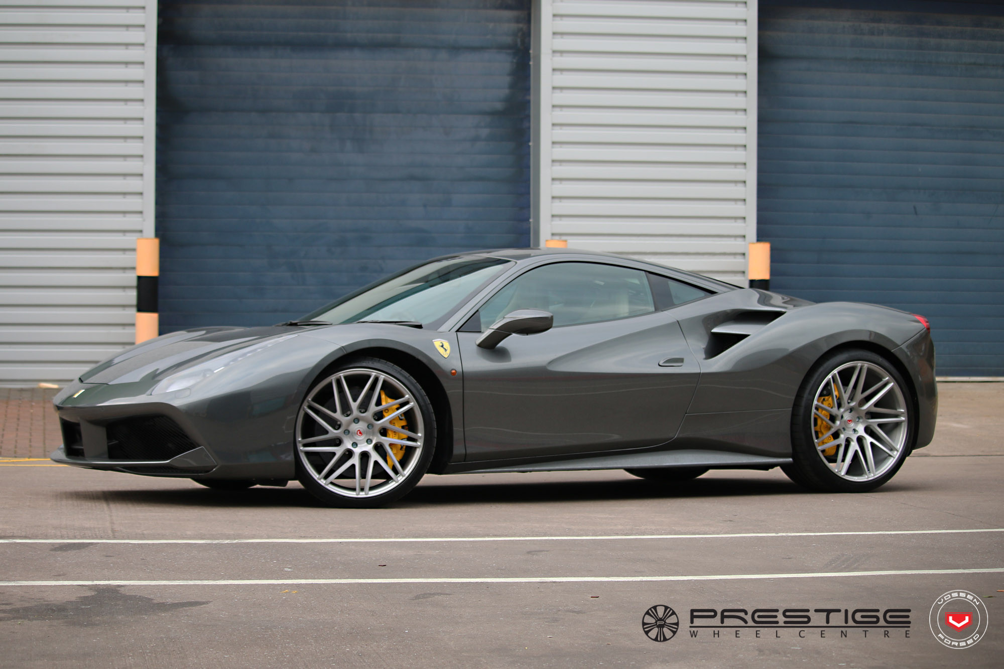 Solemn Grey Ferrari 488 Receives Exterior Upgrades | CARiD.com Gallery
