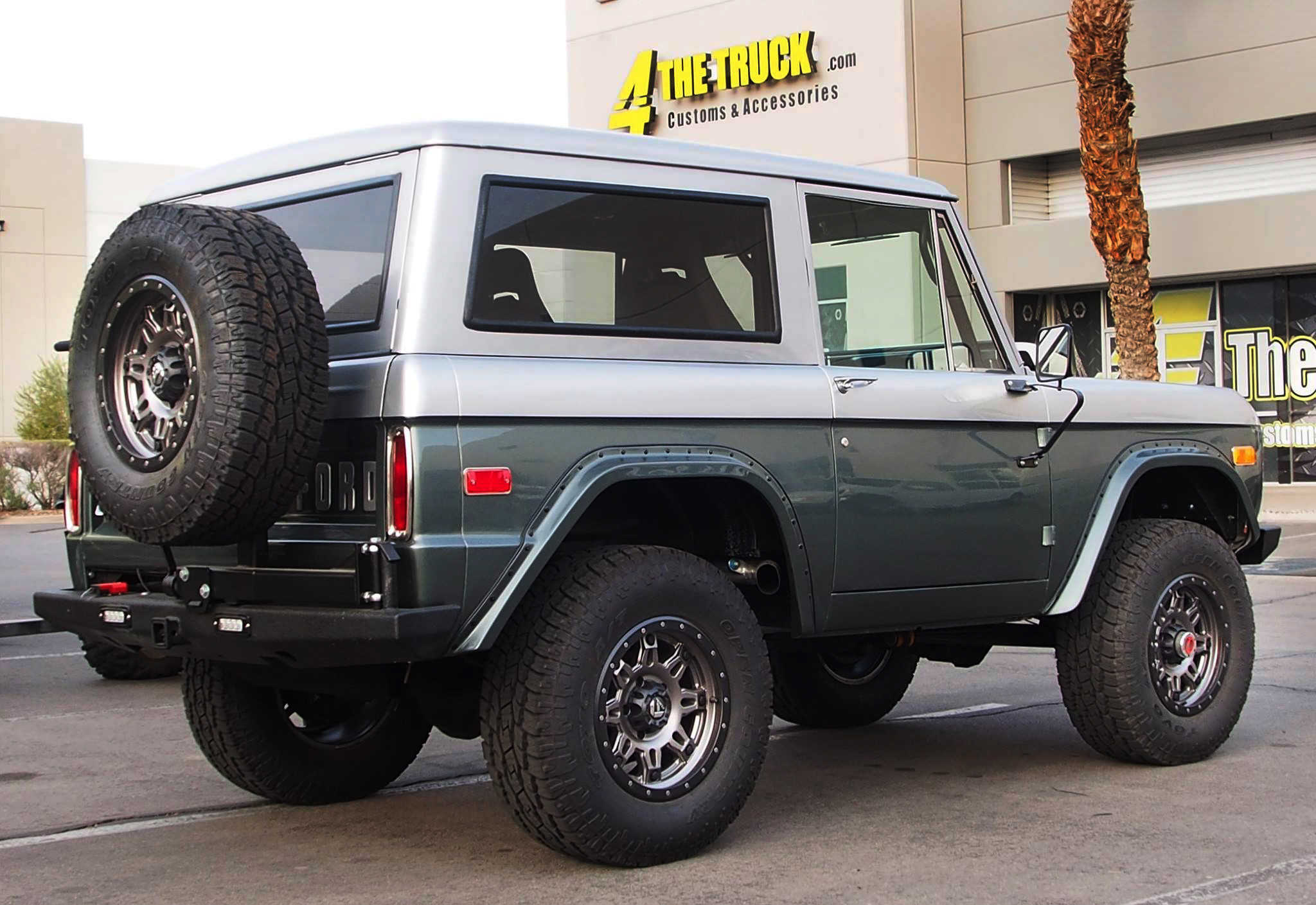 Classic Bronco Fitted With Modern Off-road Wheels by Fuel | CARiD.com ...