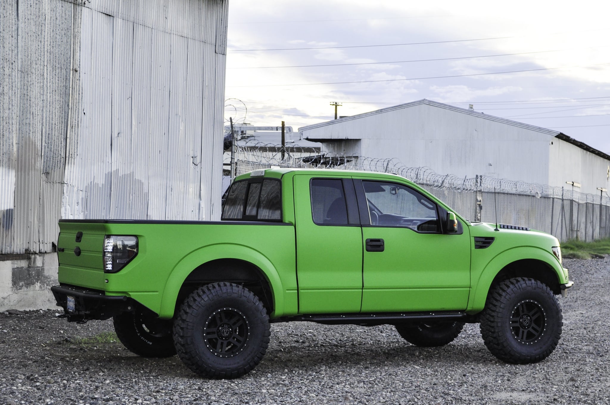 Lime Green Raptor On Black Rhino Off-road Wheels | CARiD.com Gallery