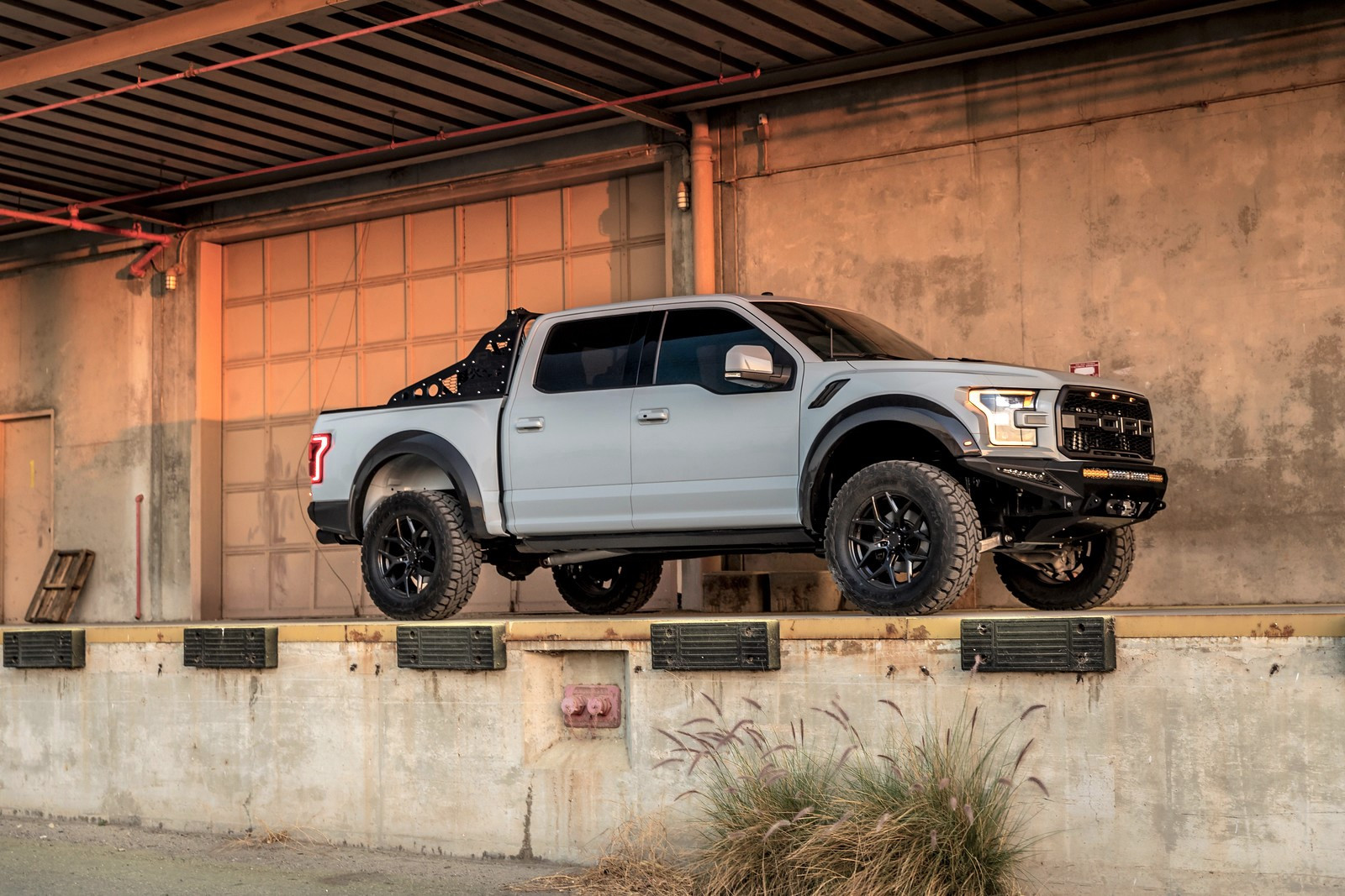 Well- Defined Gray Lifted Ford F-150 Thanks to Custom Accessories ...