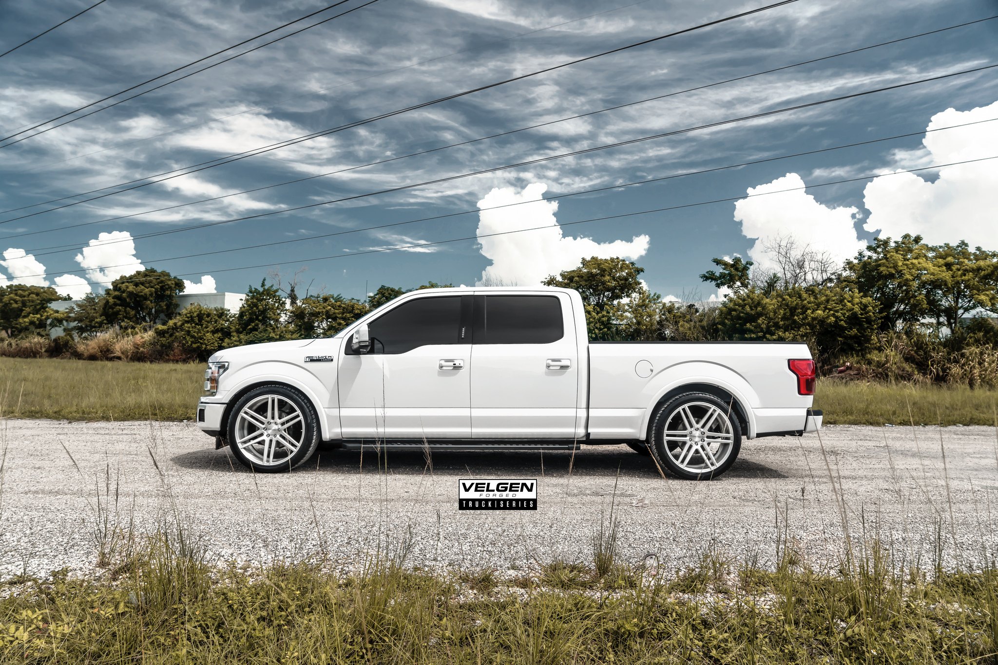 Outstanding Contrast Detected: White F-150 with Custom Black Exterior ...