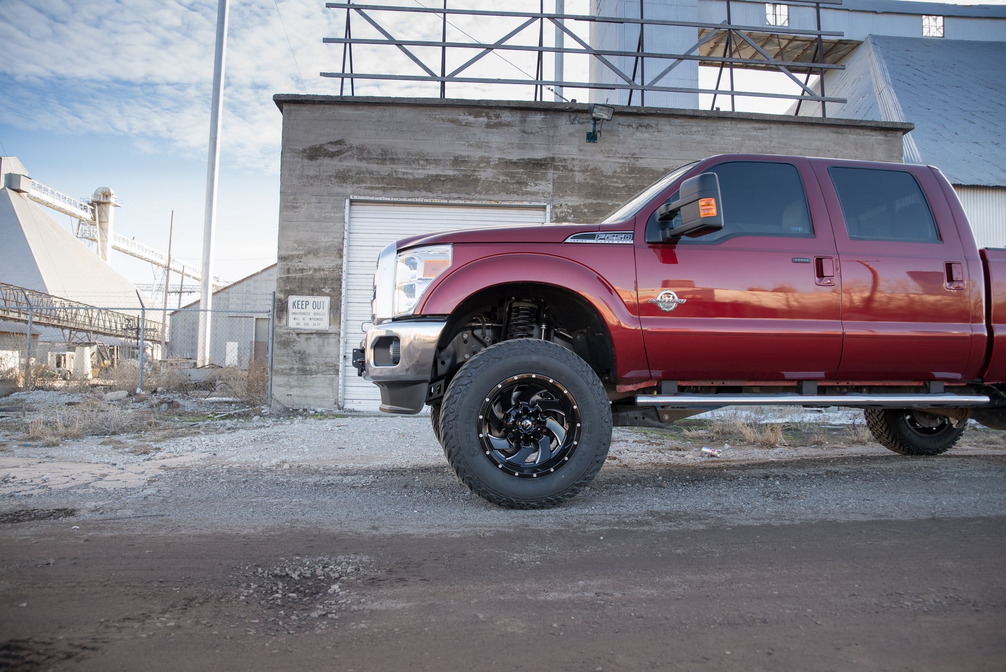 Ford F250 With Proper Mods - Suspension Lift and Fuel Off-road Wheels ...