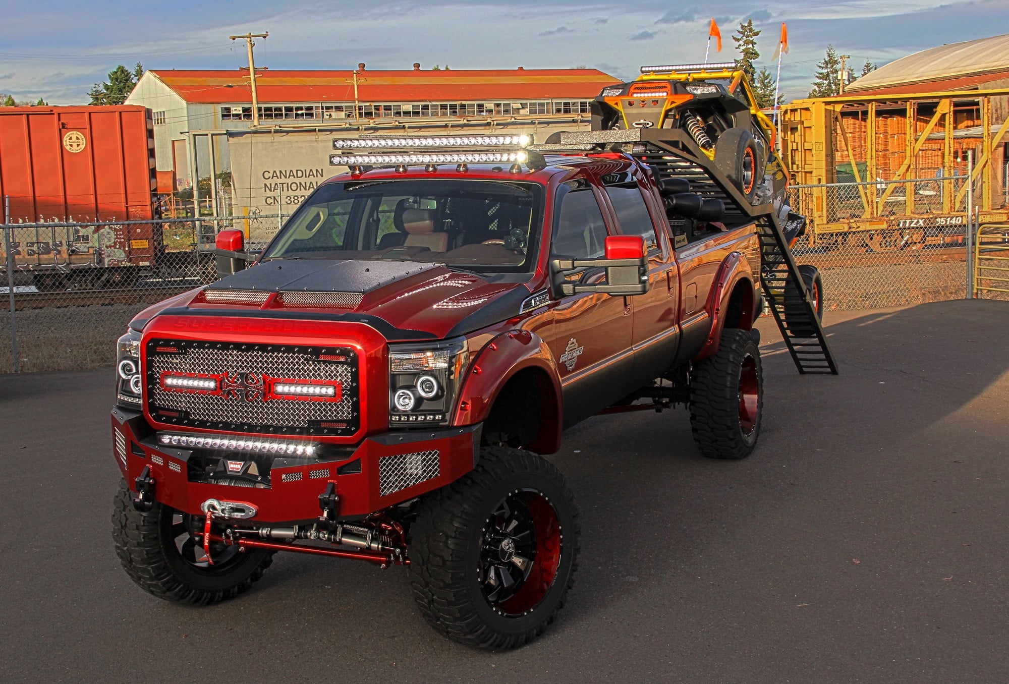 Modified F350 With a UTV Loading Platform | CARiD.com Gallery