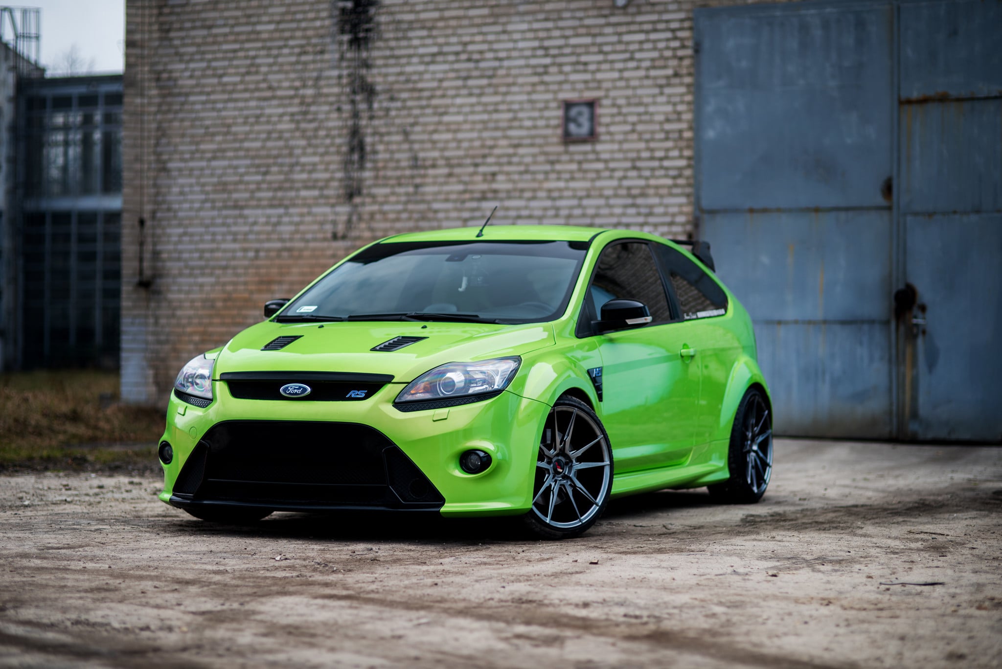 Lime Green Ford Focus Reworked with Aftermarket Exterior Goodies ...
