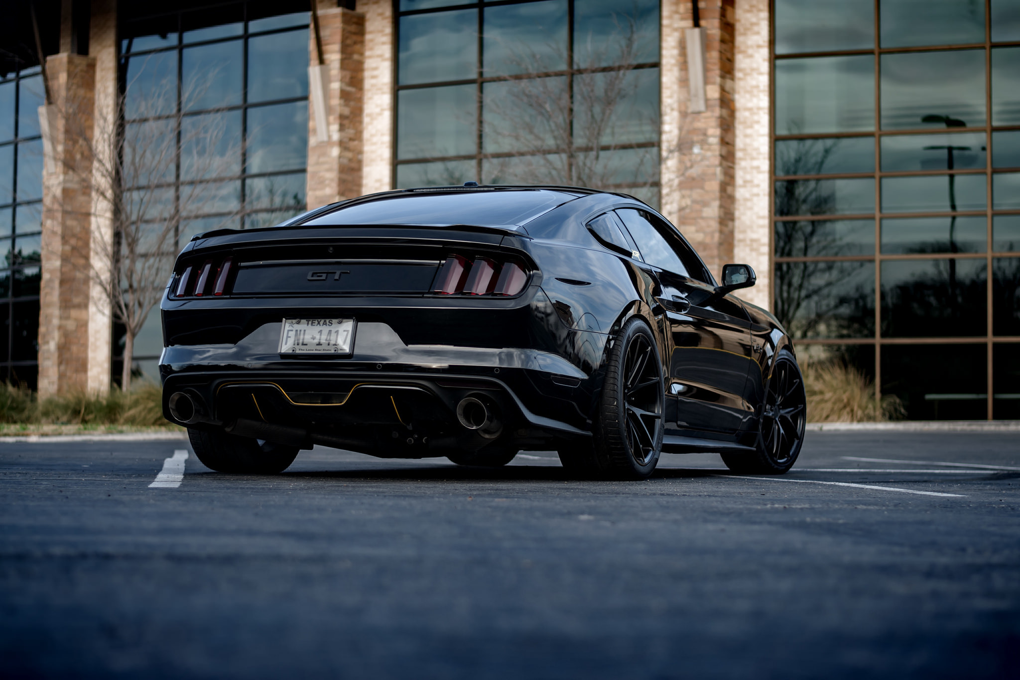 Dark Knight - Mustang GT on Niche Custom Wheels | CARiD.com Gallery