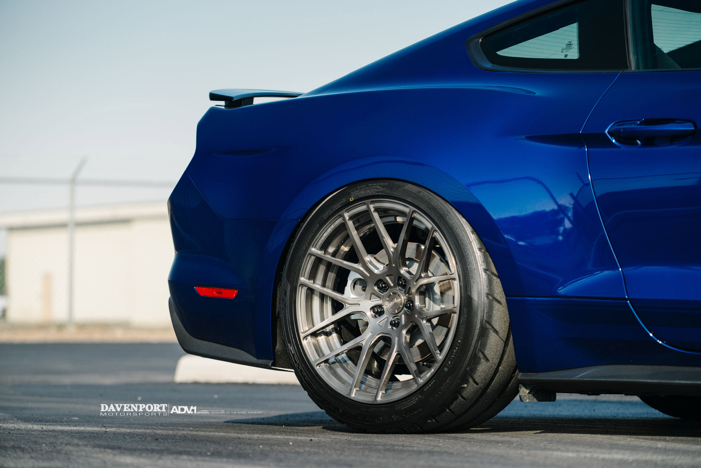 Perfectly Stanced Mustang on ADV.1 Custom Wheels | CARiD.com Gallery