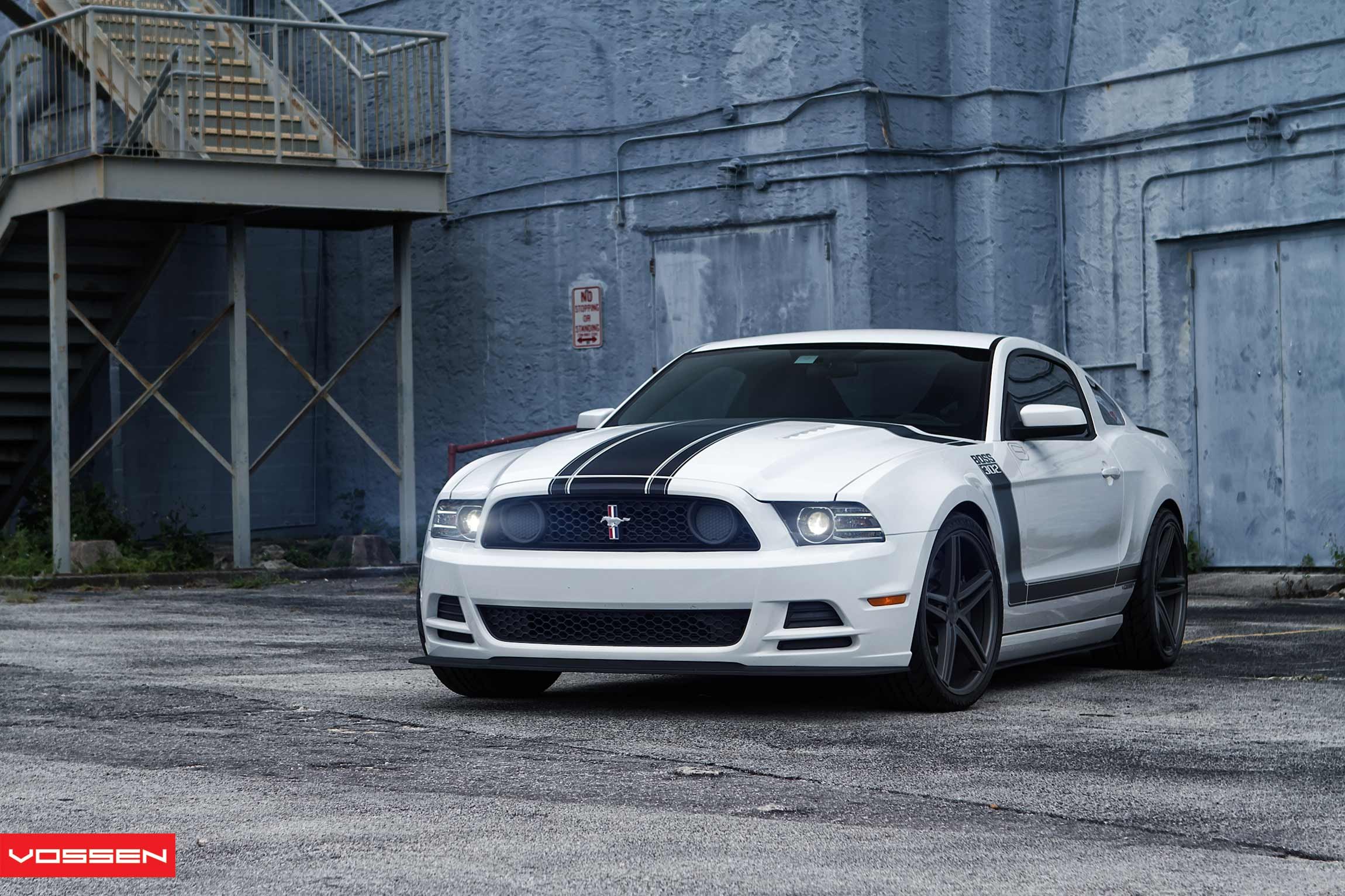 Letting the Beast Out: Customized White Mustang Boss 302 Featuring ...