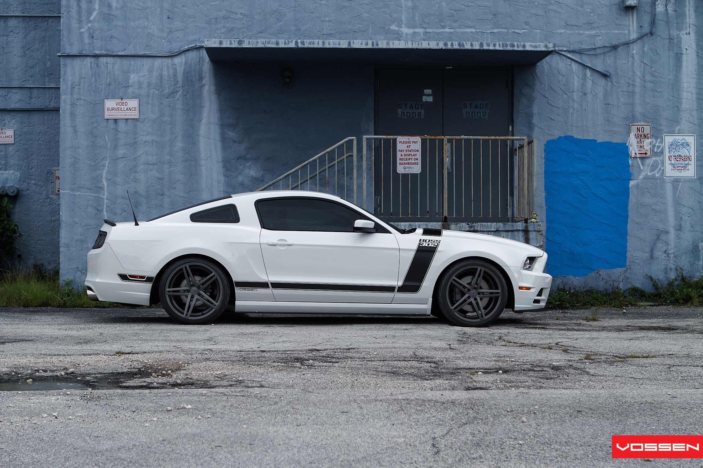 Letting the Beast Out: Customized White Mustang Boss 302 Featuring ...