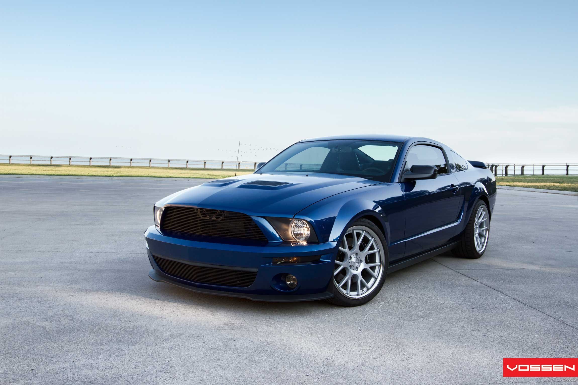 Impressive Makeover of Navy Blue Ford Mustang | CARiD.com Gallery