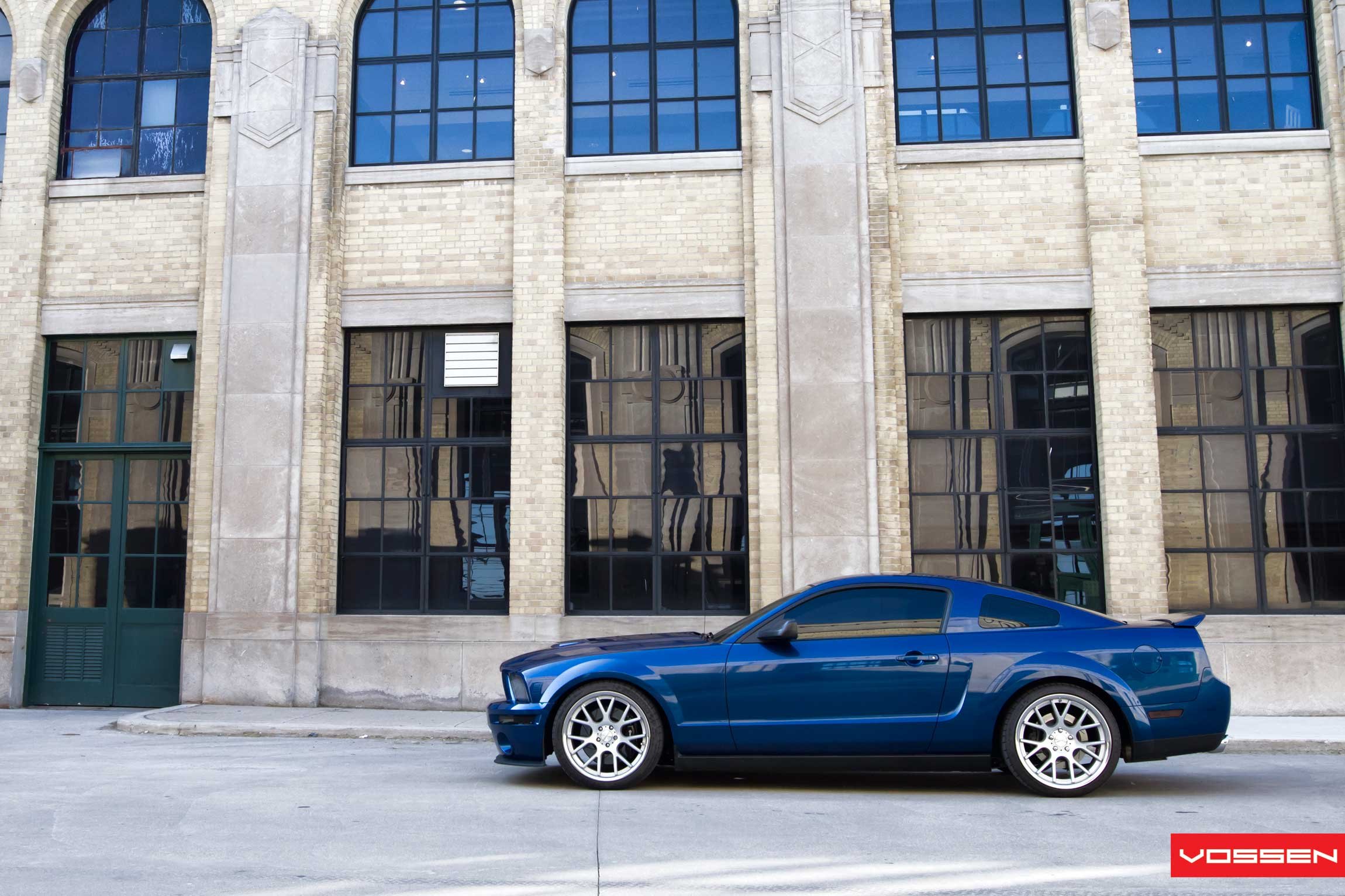 Impressive Makeover of Navy Blue Ford Mustang | CARiD.com Gallery