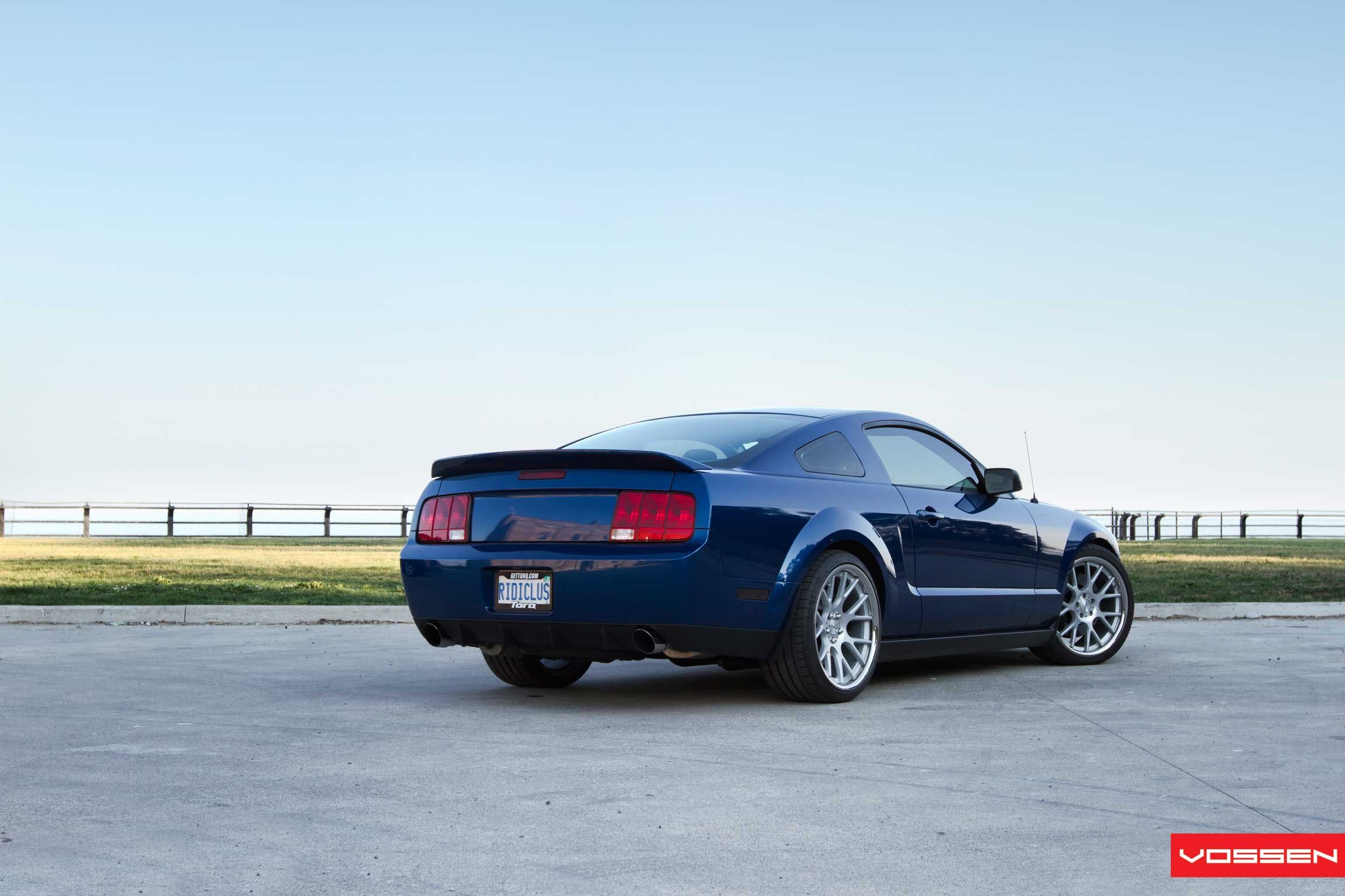 Impressive Makeover of Navy Blue Ford Mustang | CARiD.com Gallery