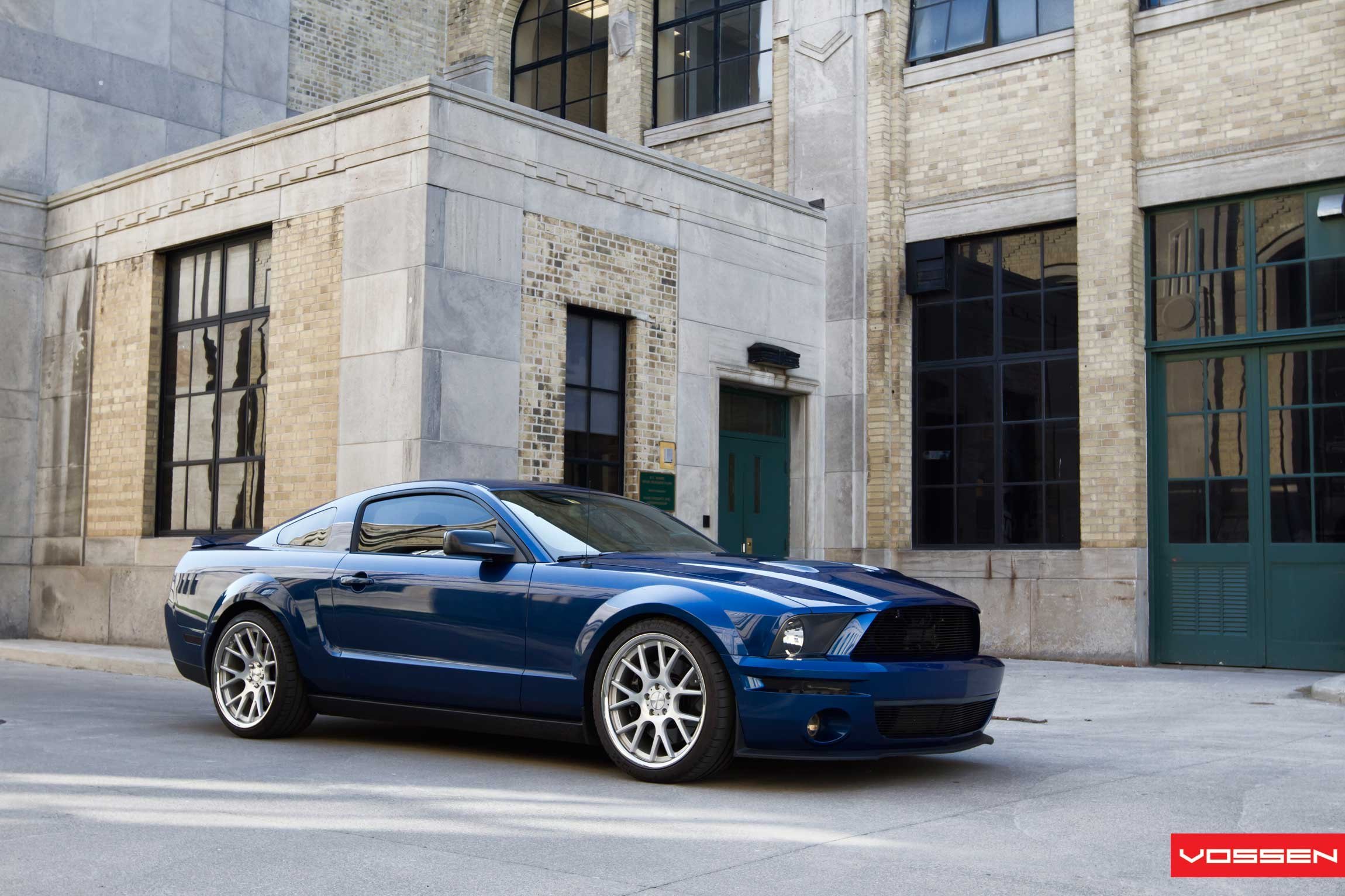 Impressive Makeover of Navy Blue Ford Mustang | CARiD.com Gallery