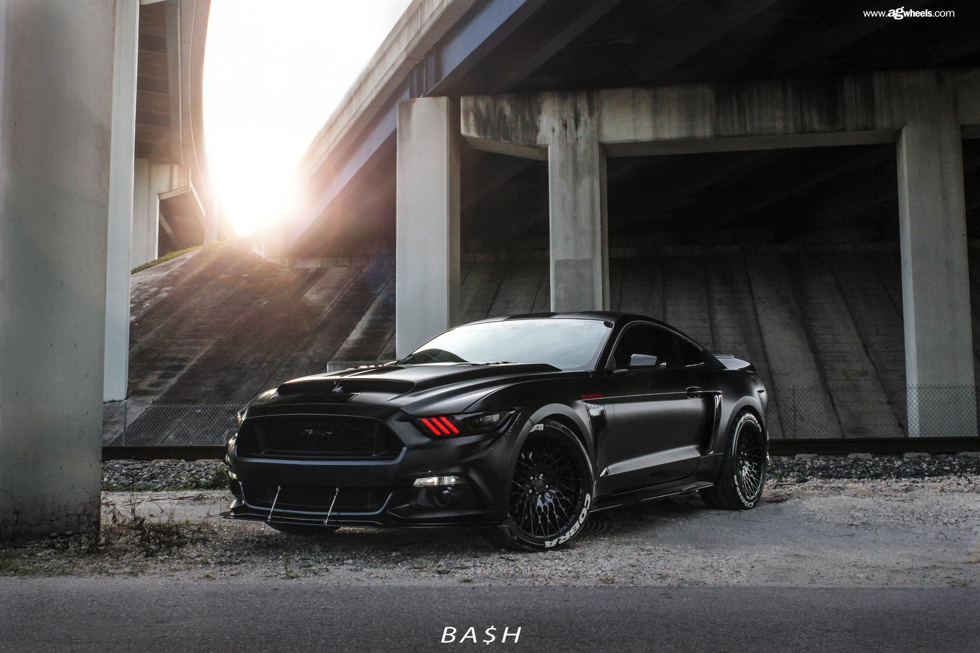 Beast Mode On: Black Ford Mustang Fitted with Custom Body Kit | CARiD ...