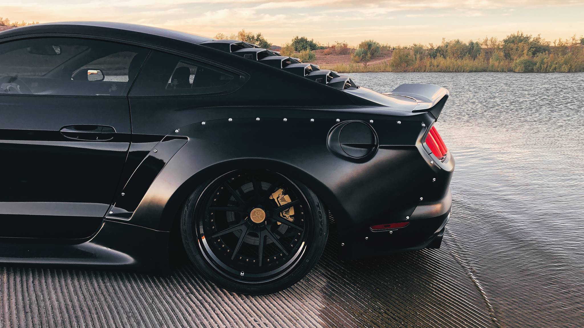 If Darth Vader Was a Car: Black Mustang Fitted with Pazi Performance ...
