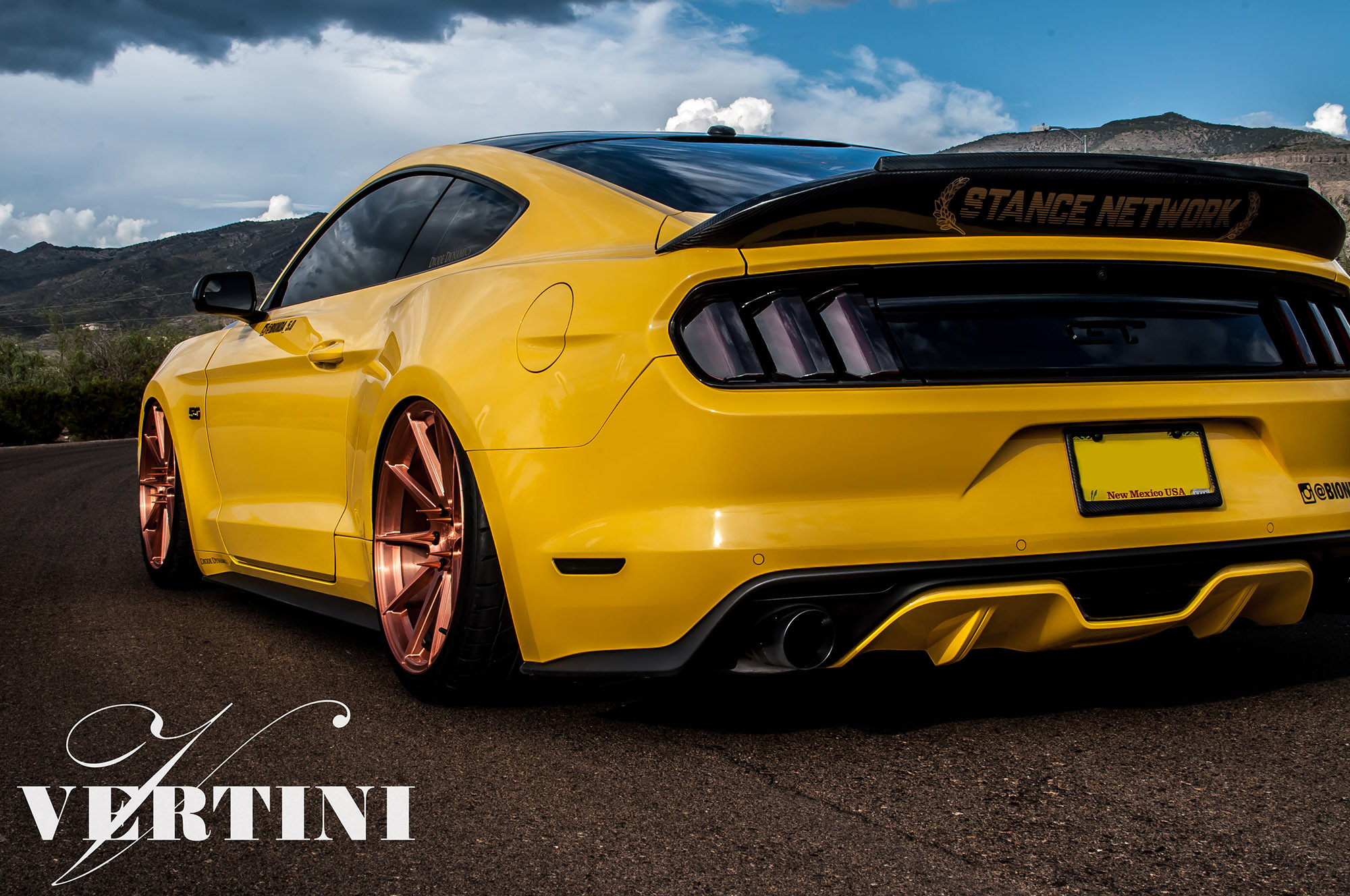Yellow Ford Mustang Gone Wild With Contrasting Black Accents | CARiD ...
