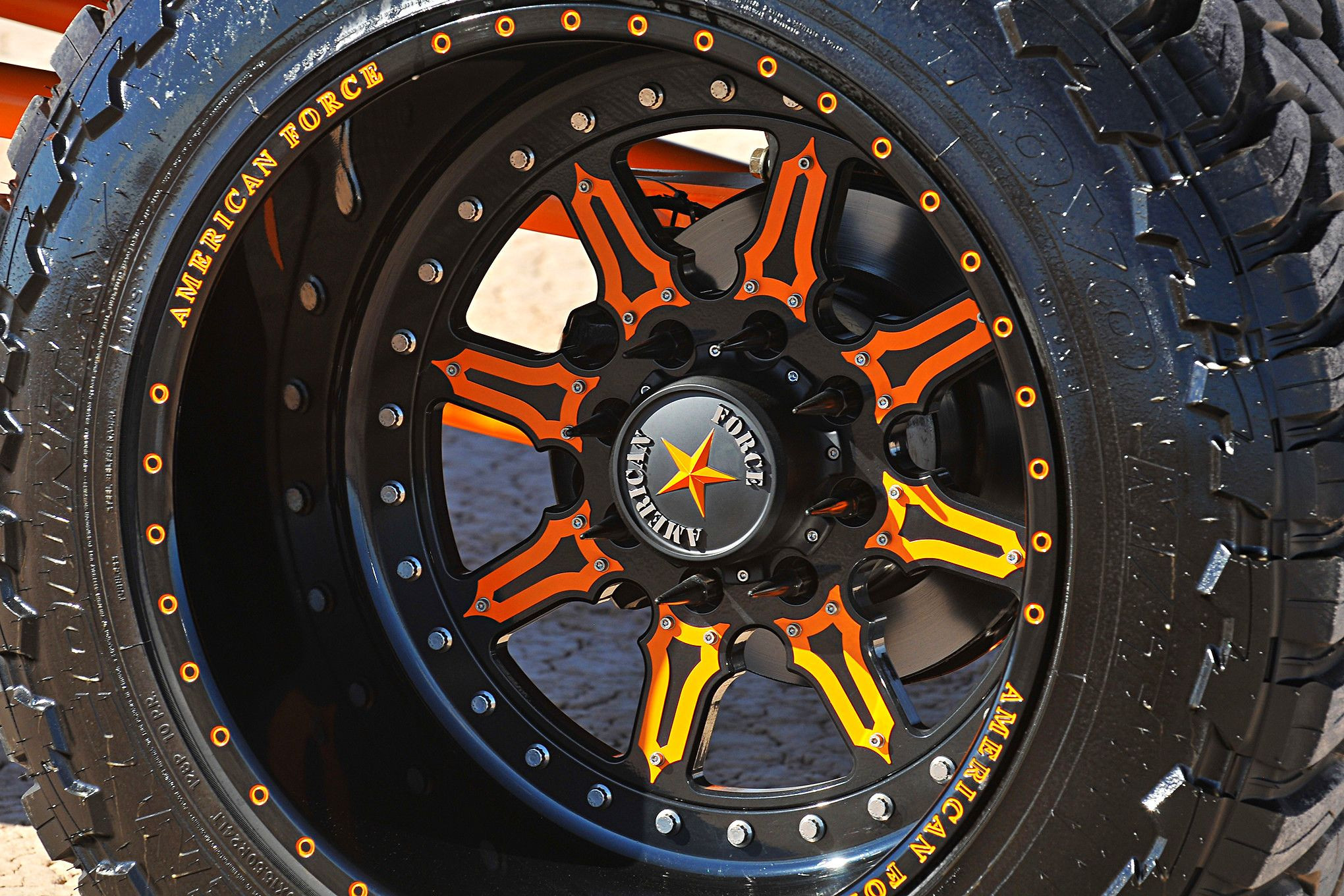 Fully Modified and Lifted Matte Orange GMC Sierra Denali Impresses ...