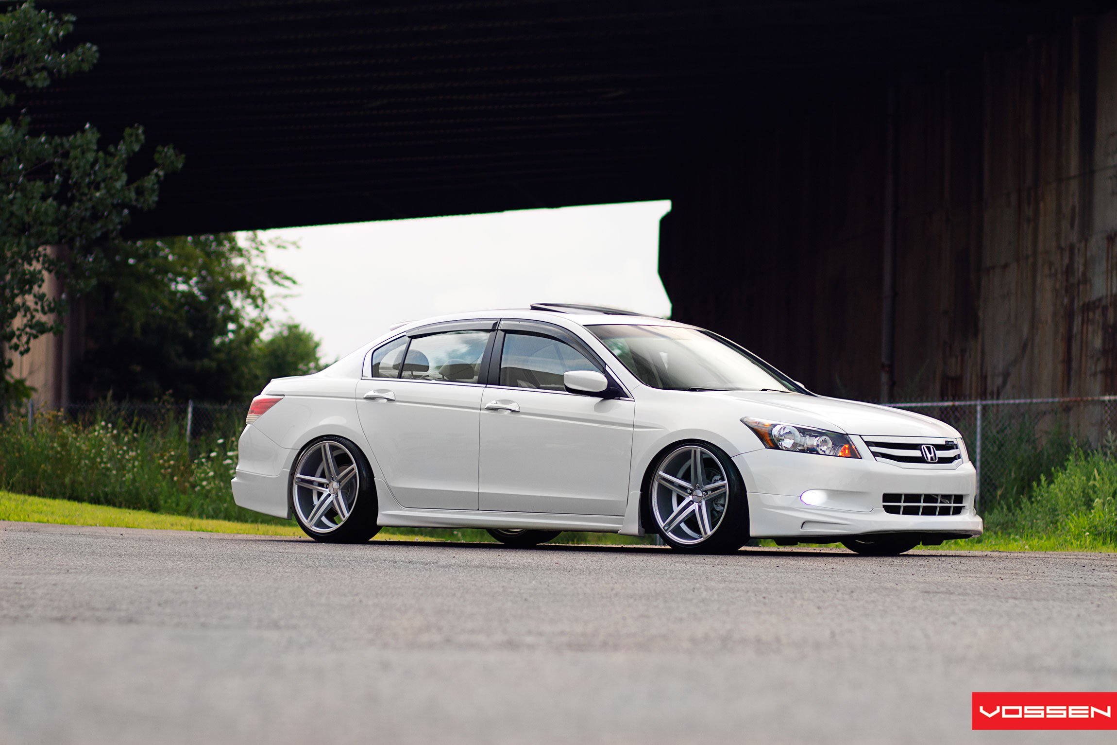 Bespoke White Honda Accord on Vossen Rims | CARiD.com Gallery
