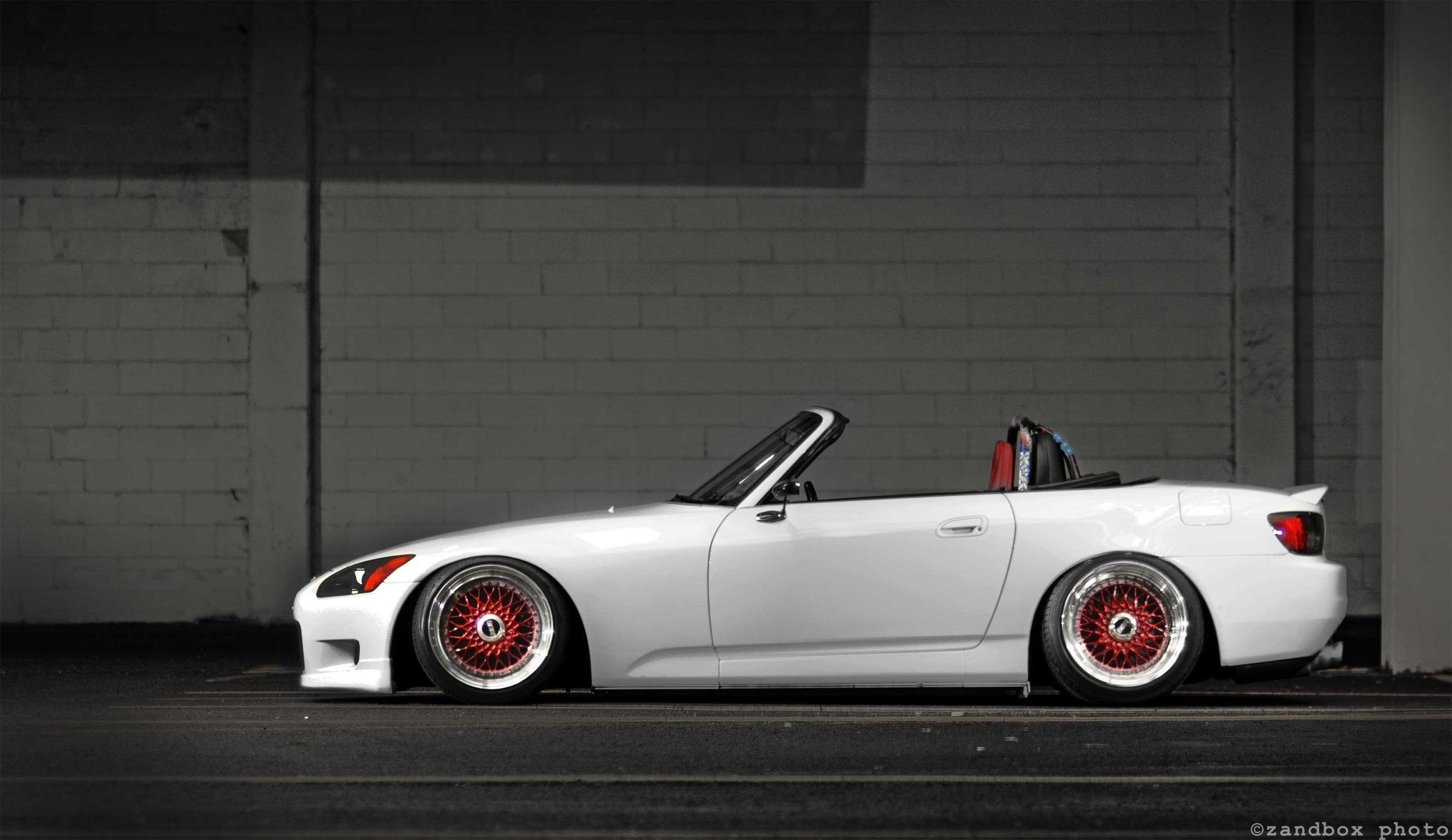 Exotic BBS Wheels Adorning White Convertible Honda S2000 | CARiD.com ...