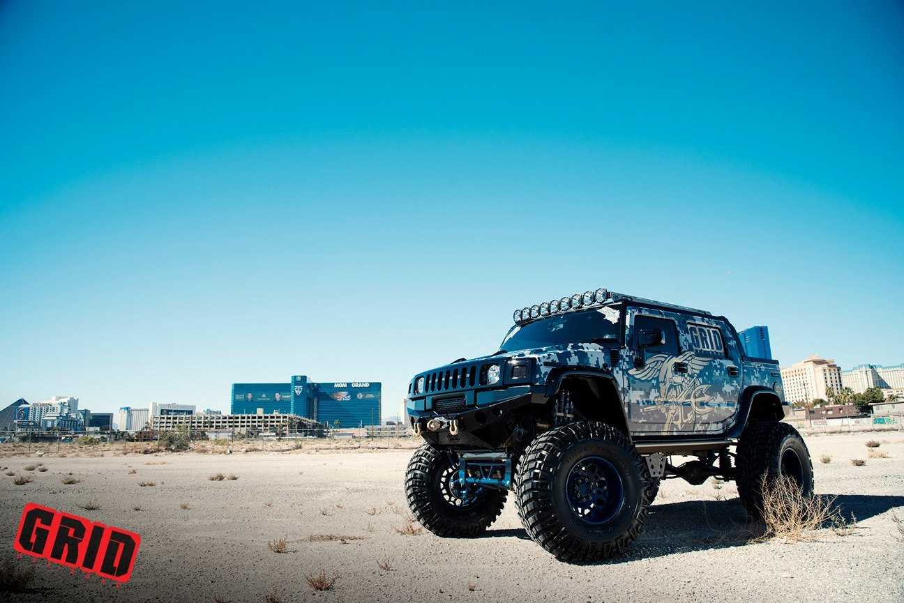 Lifted and Awesome Camo Hummer H2 Perfect for Off-Road | CARiD.com Gallery