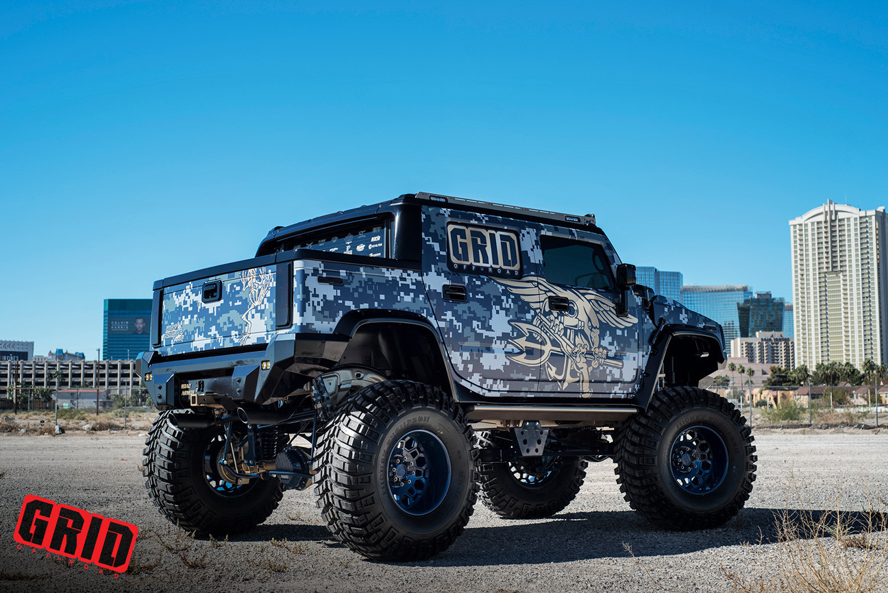 Lifted and Awesome Camo Hummer H2 Perfect for Off-Road | CARiD.com Gallery