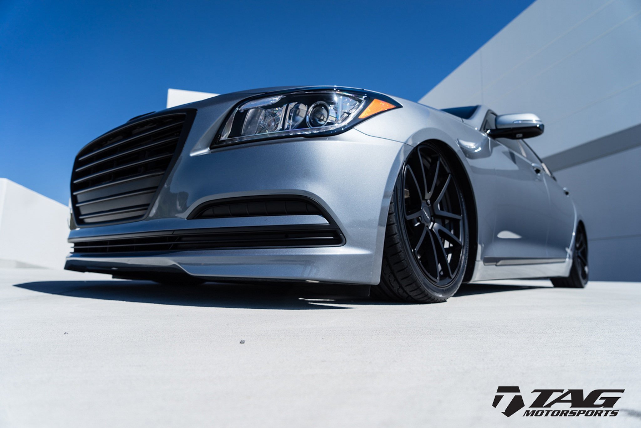 Hyundai Genesis With a Beautiful Stance and Rotiform Rims | CARiD.com ...