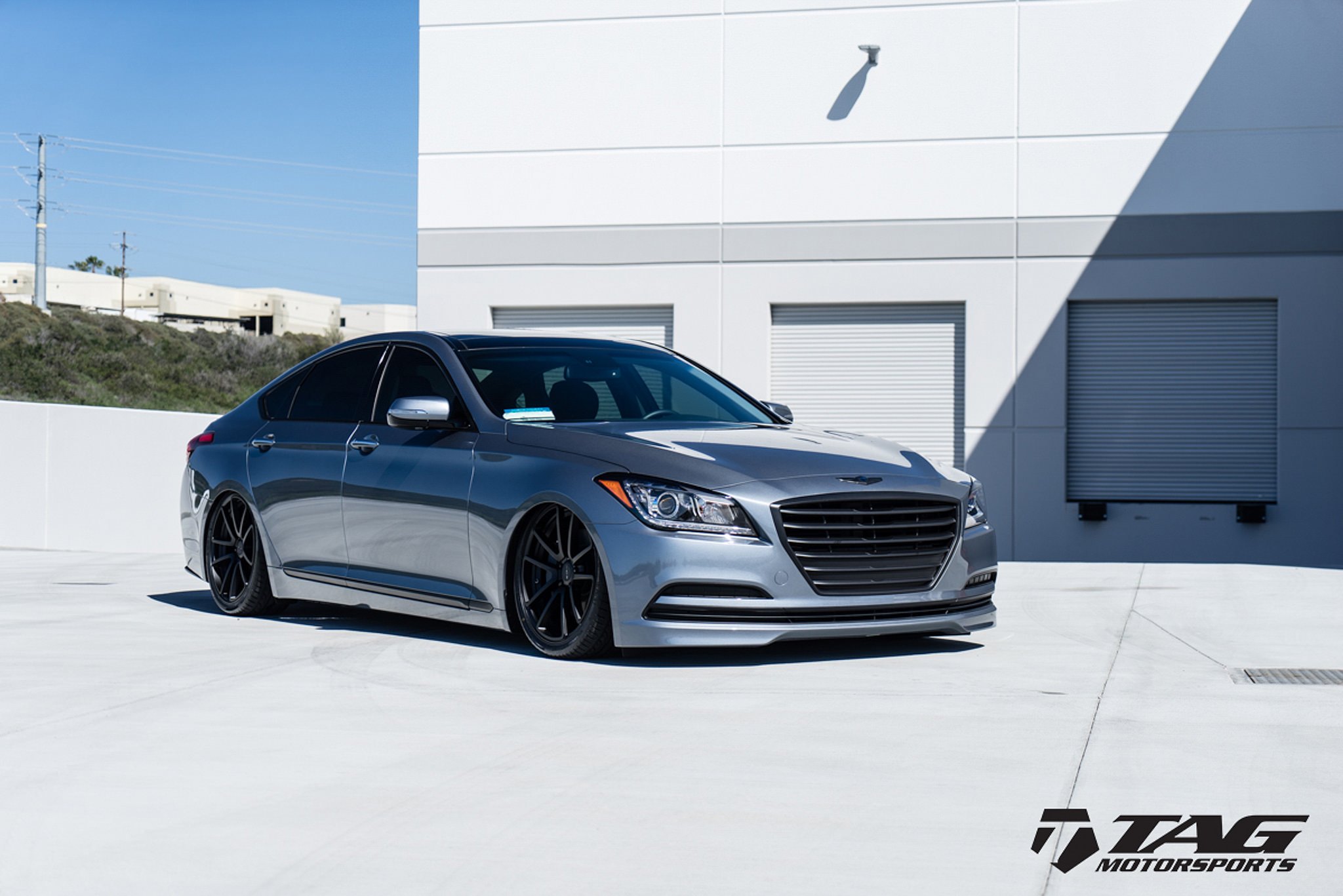 Hyundai Genesis With a Beautiful Stance and Rotiform Rims | CARiD.com ...