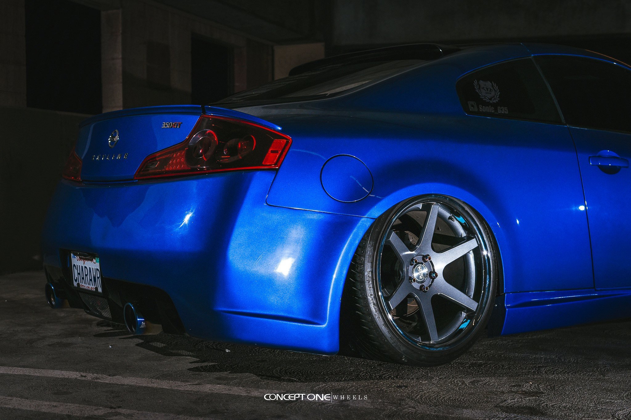 Electric Blue Infiniti G35 Customized to be a Stunner | CARiD.com Gallery