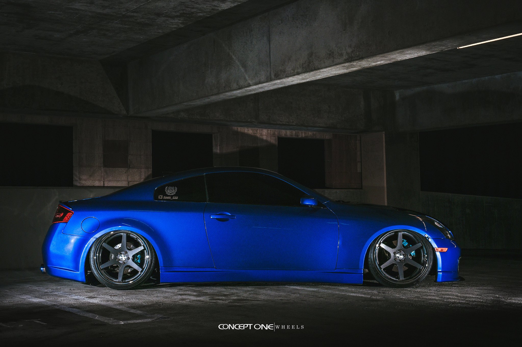 Electric Blue Infiniti G35 Customized to be a Stunner | CARiD.com Gallery