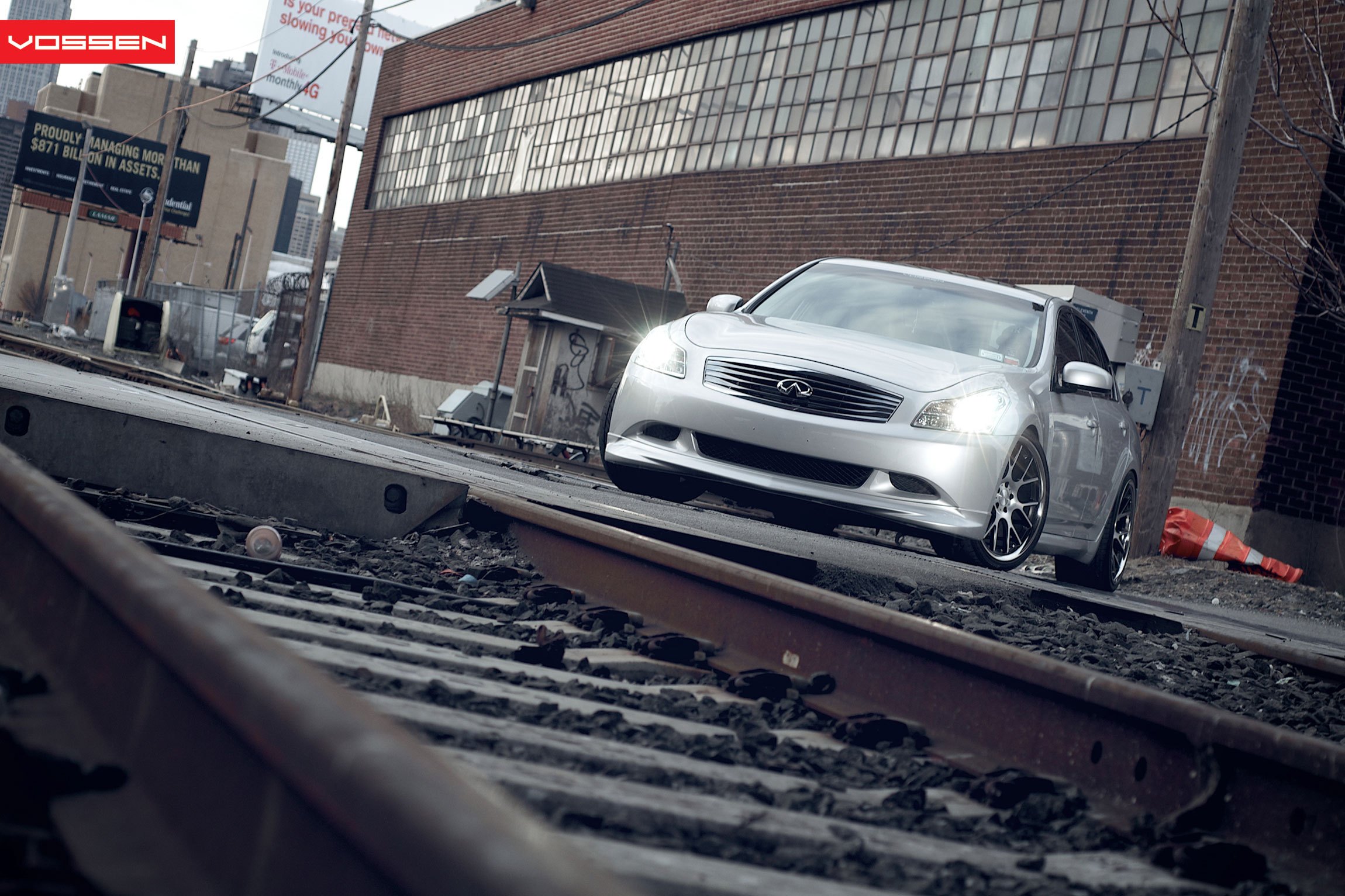 Neat Customized Silver Infiniti G35 on Chrome VFS Vossen Rims | CARiD ...