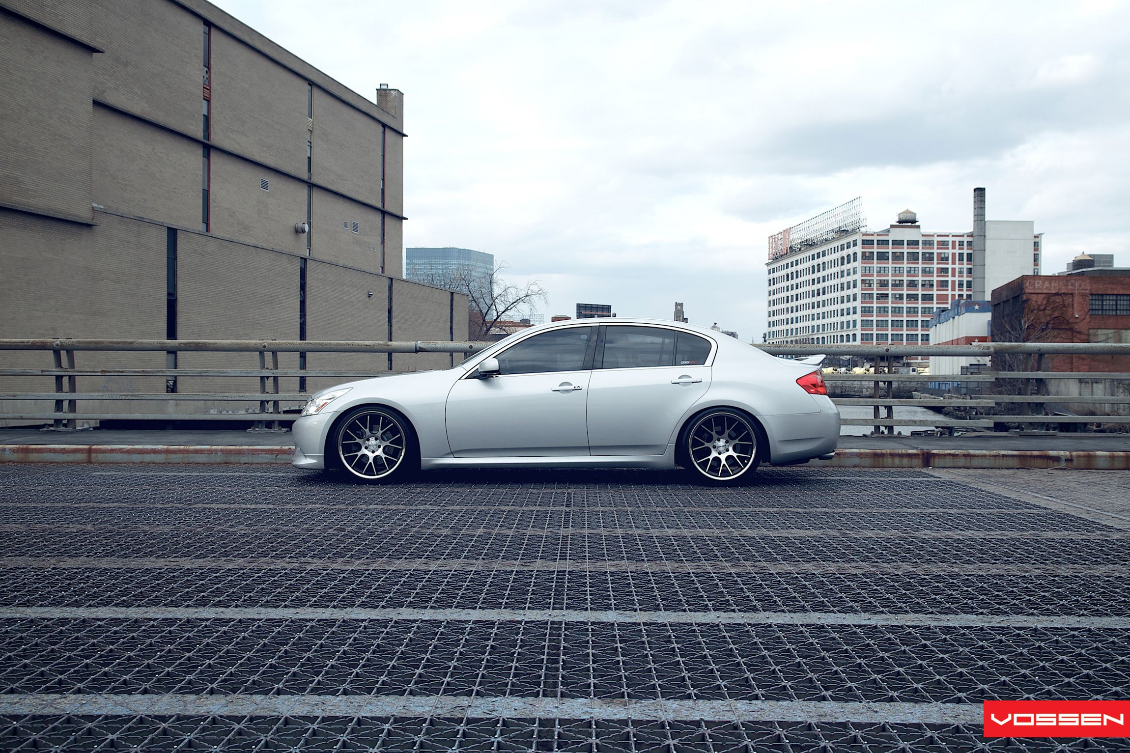 Neat Customized Silver Infiniti G35 on Chrome VFS Vossen Rims | CARiD ...