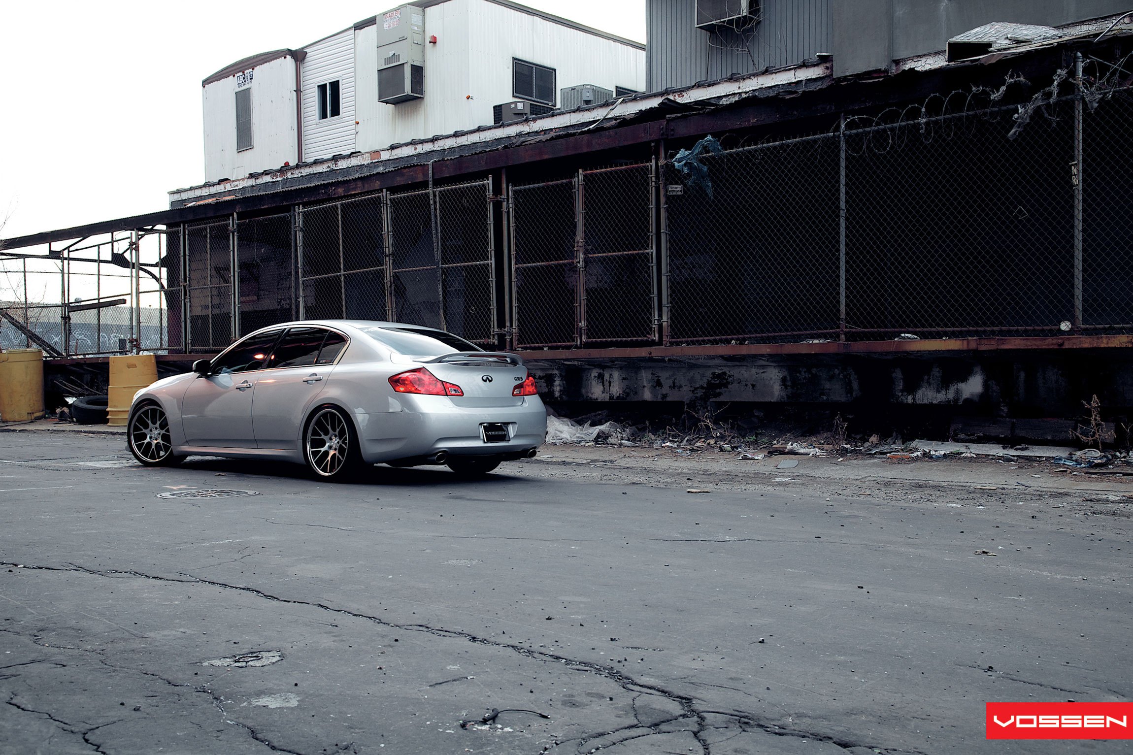 Neat Customized Silver Infiniti G35 on Chrome VFS Vossen Rims | CARiD ...