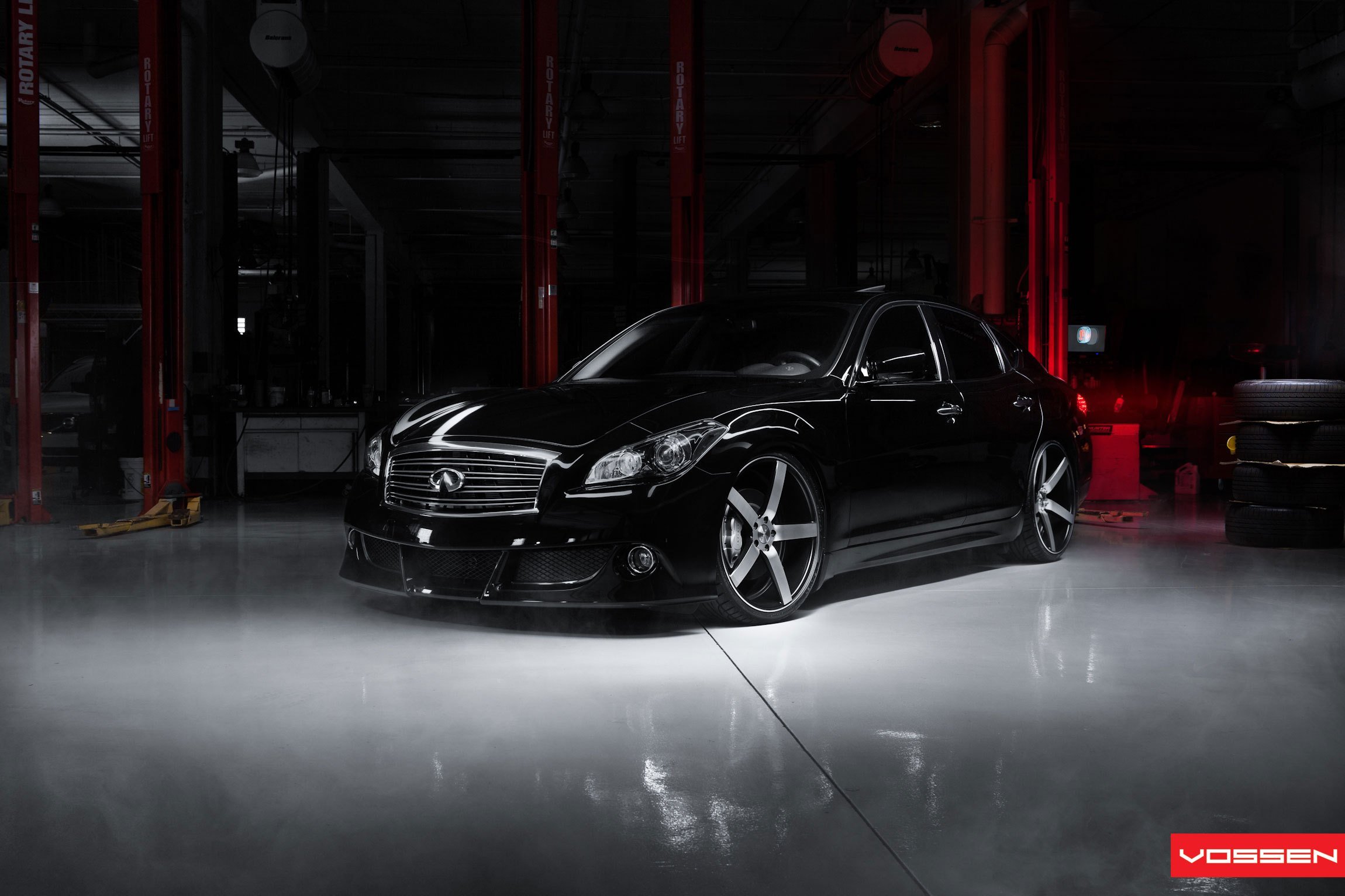 Black Infiniti M37 Makes VIP Appearance with Stunning Vossen Rims ...