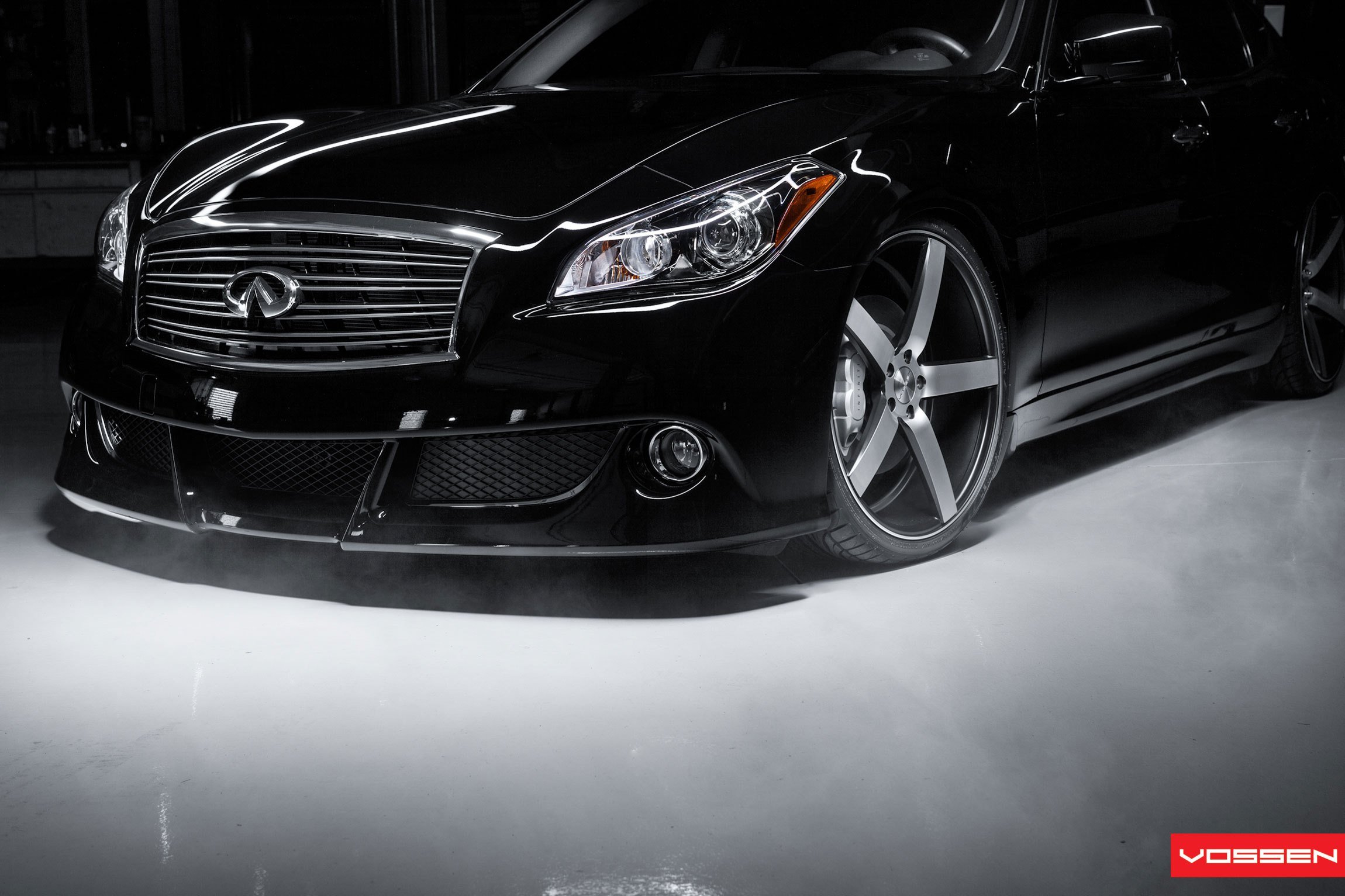 Black Infiniti M37 Makes VIP Appearance with Stunning Vossen Rims ...