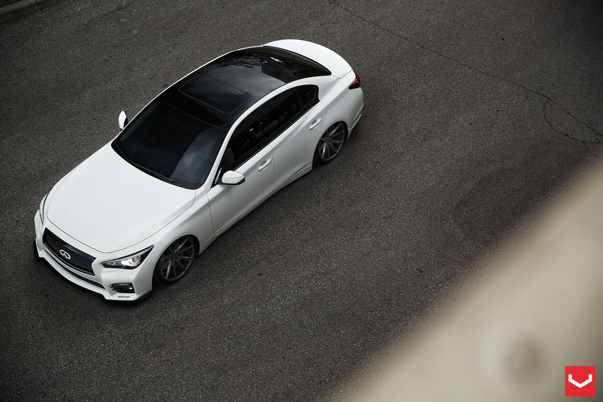 Sleek White Infiniti Q50 with Custom Parts Screams of Style | CARiD.com ...